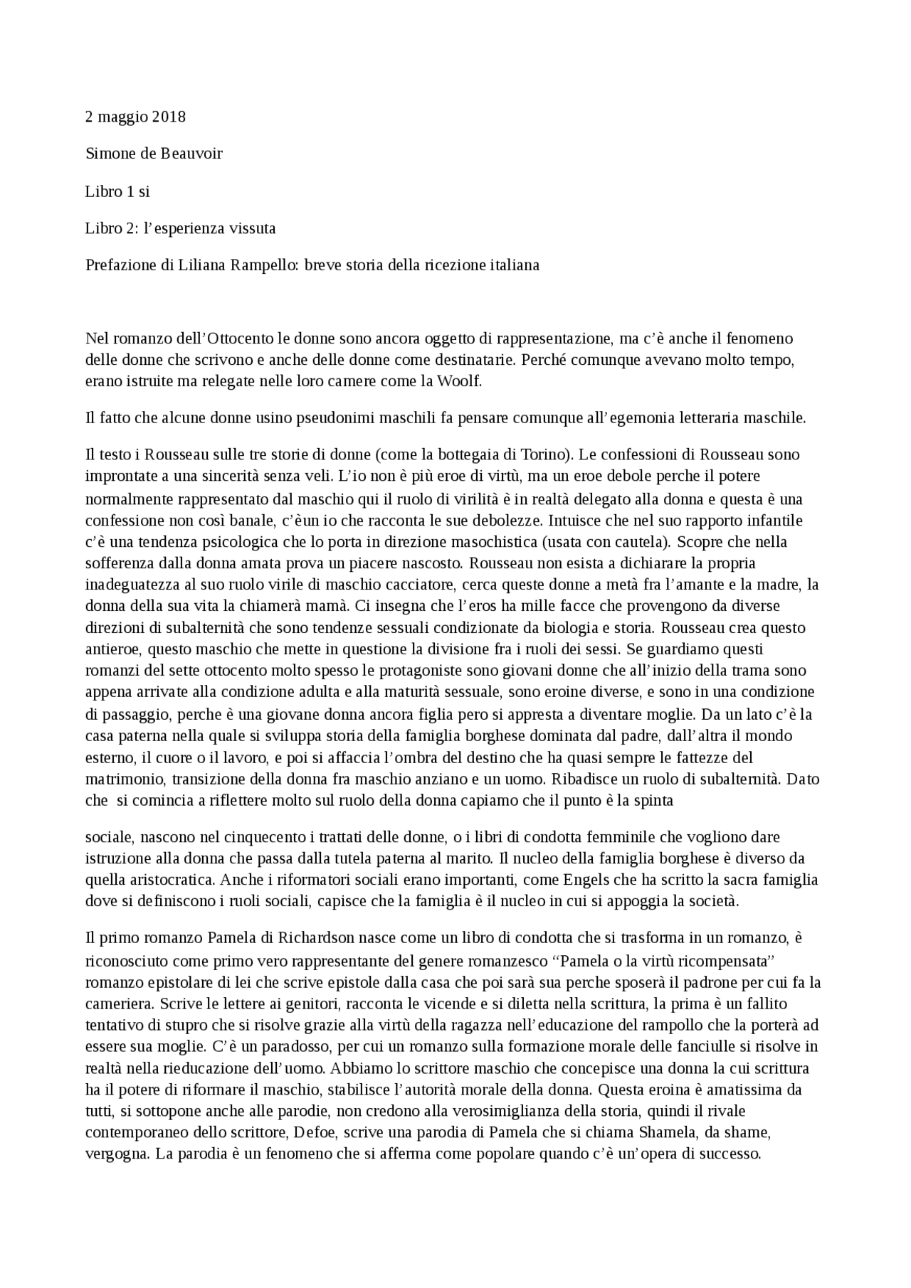 Appunti Di Storia E Tecniche Della Critica Letteraria Unipi Docsity