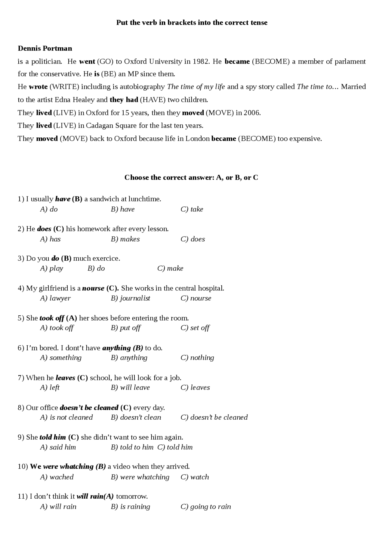Inglese Telematica Unicusano Docsity