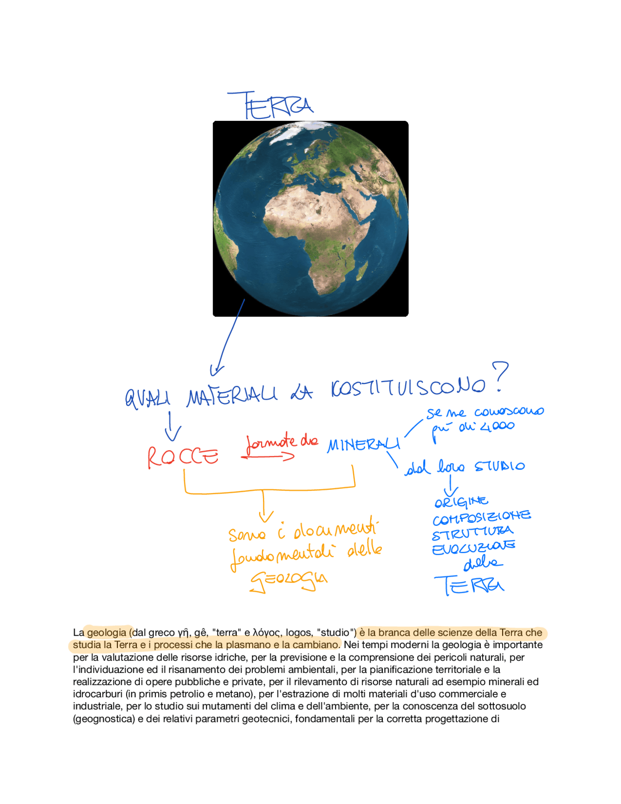 Minerali E Rocce Descrizione Docsity