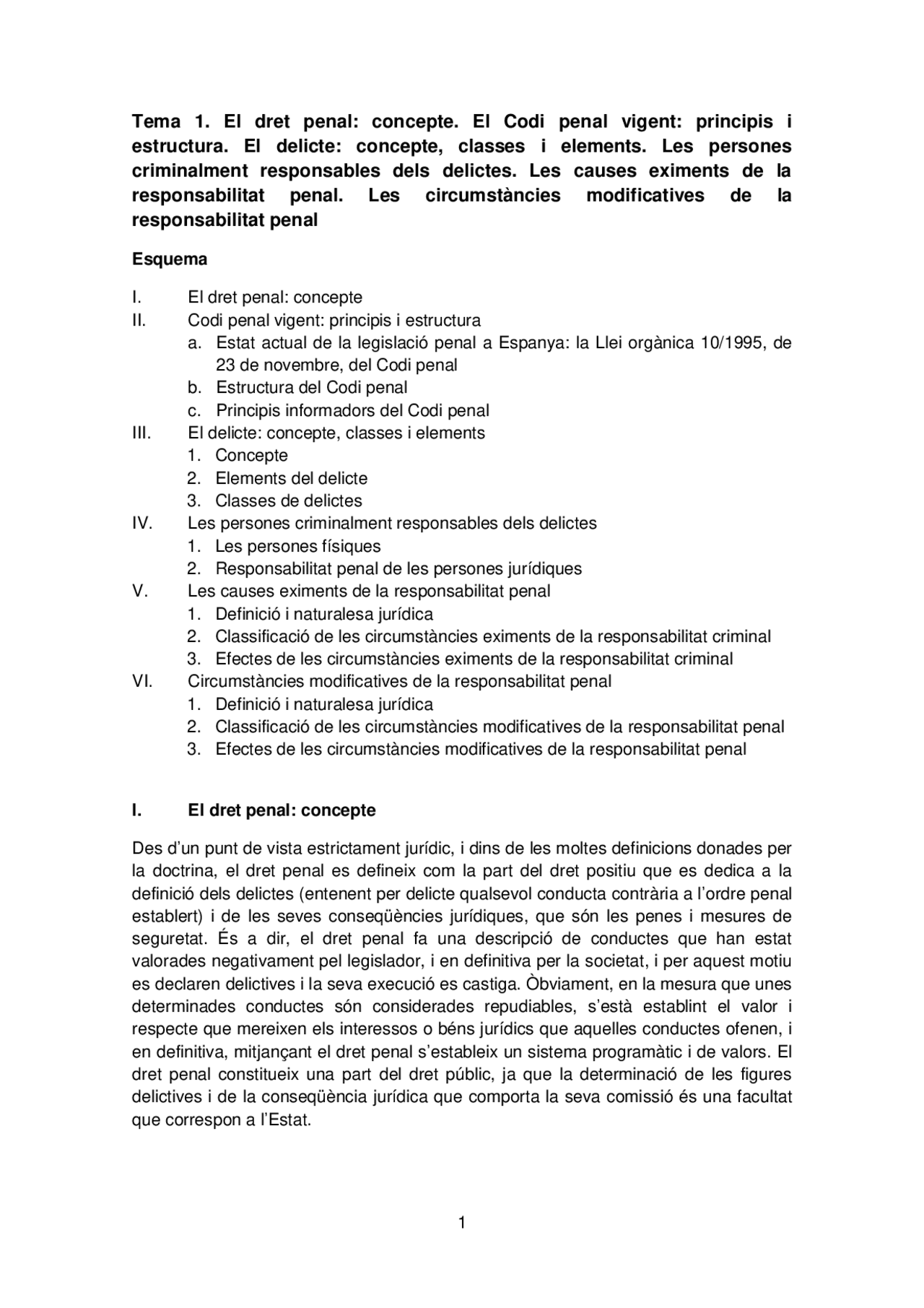 Dret Penal Treball Social Ub 3r Curs Docsity