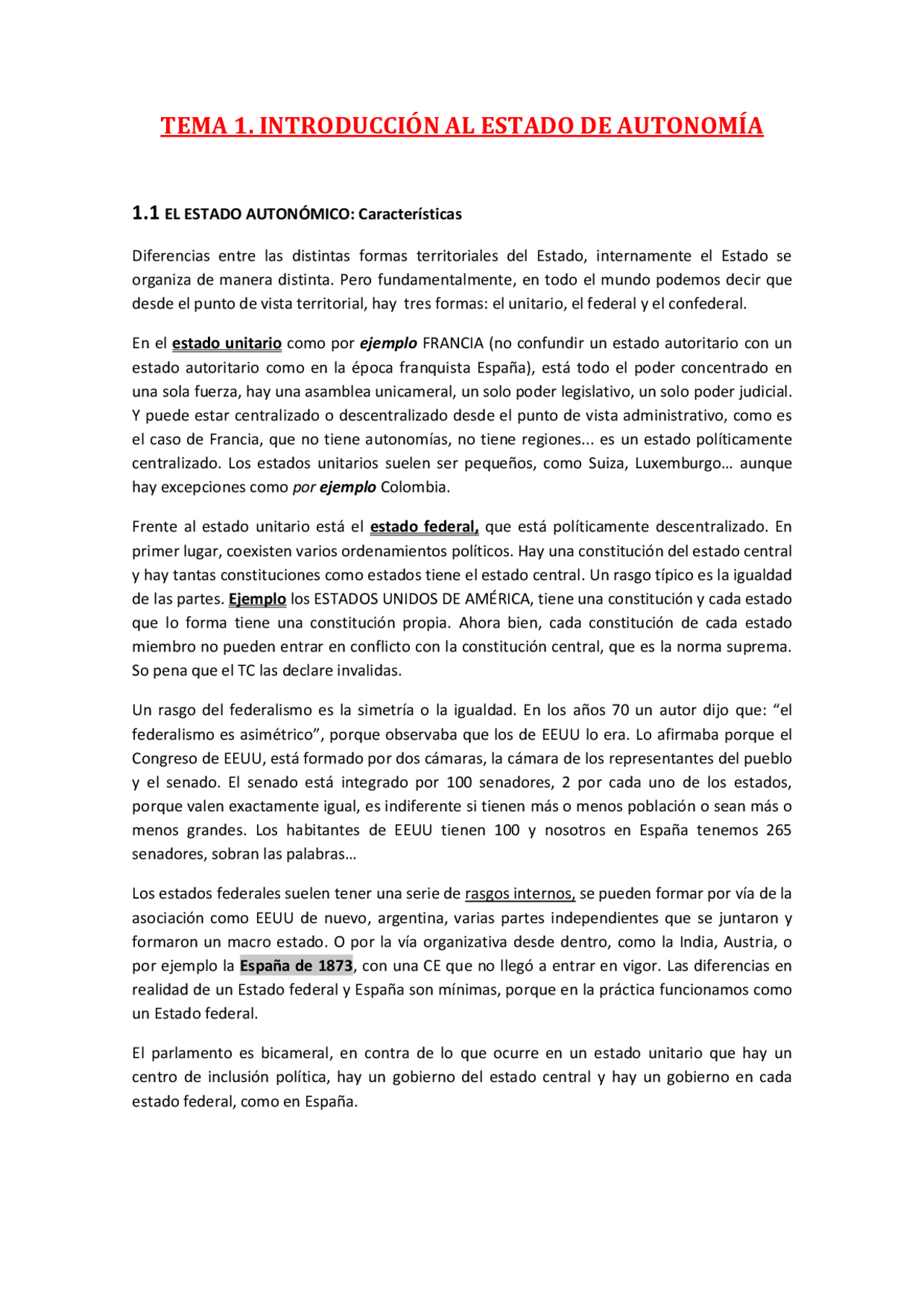 Apuntes Derecho Autonomico Valenciano Resúmenes De Derecho