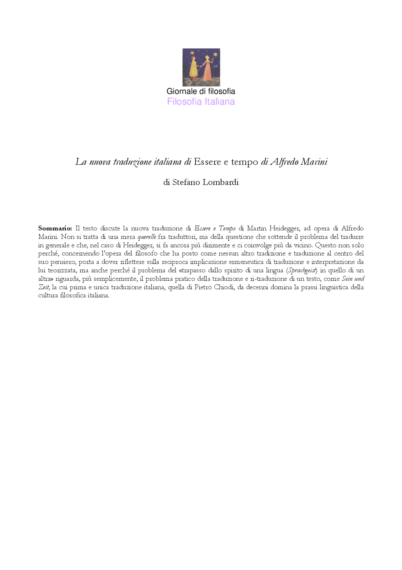 Unipa Unipa Unipa Unipa Traduttore Filosofia Docsity