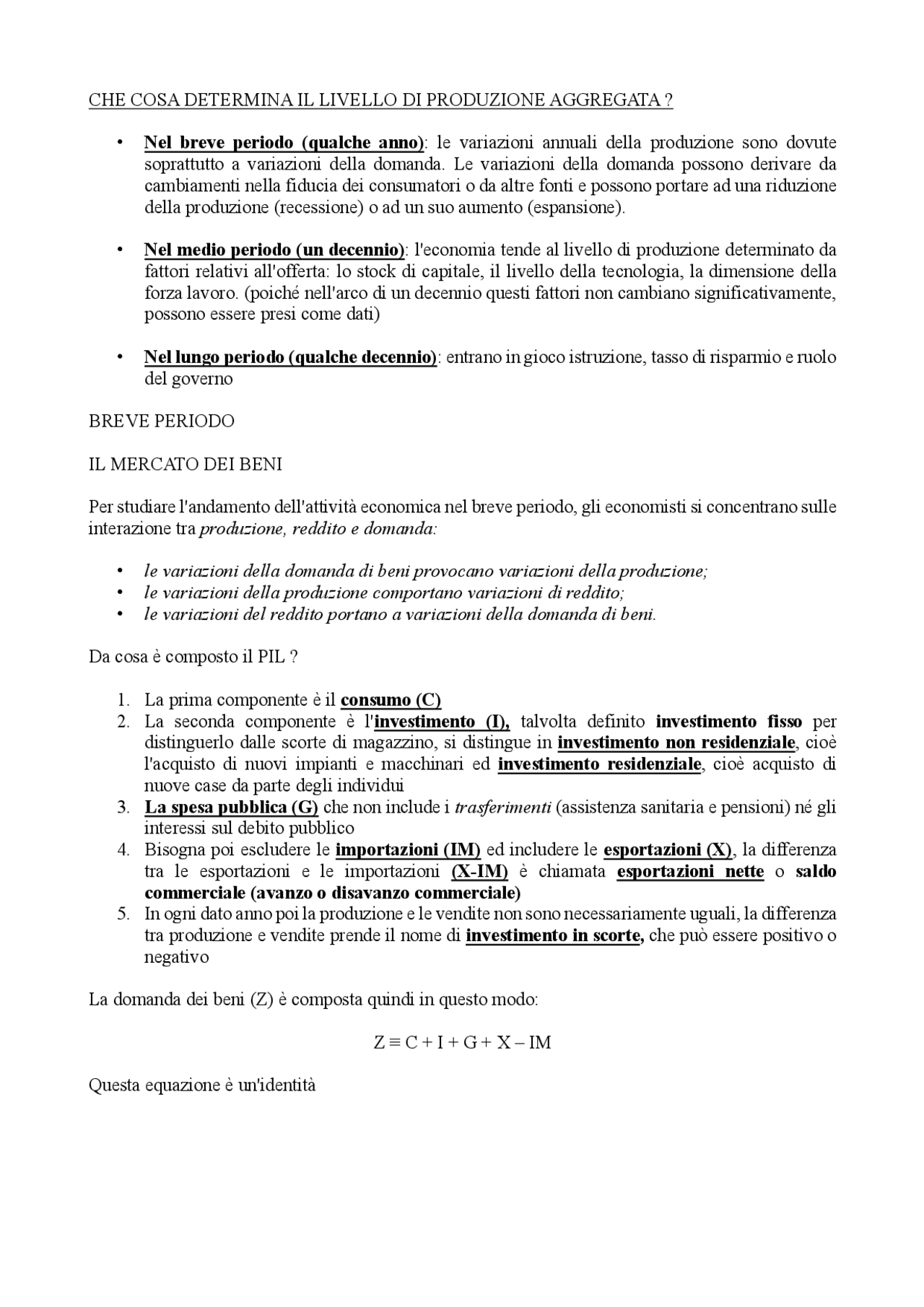 Macroeconomia Blanchard Docsity