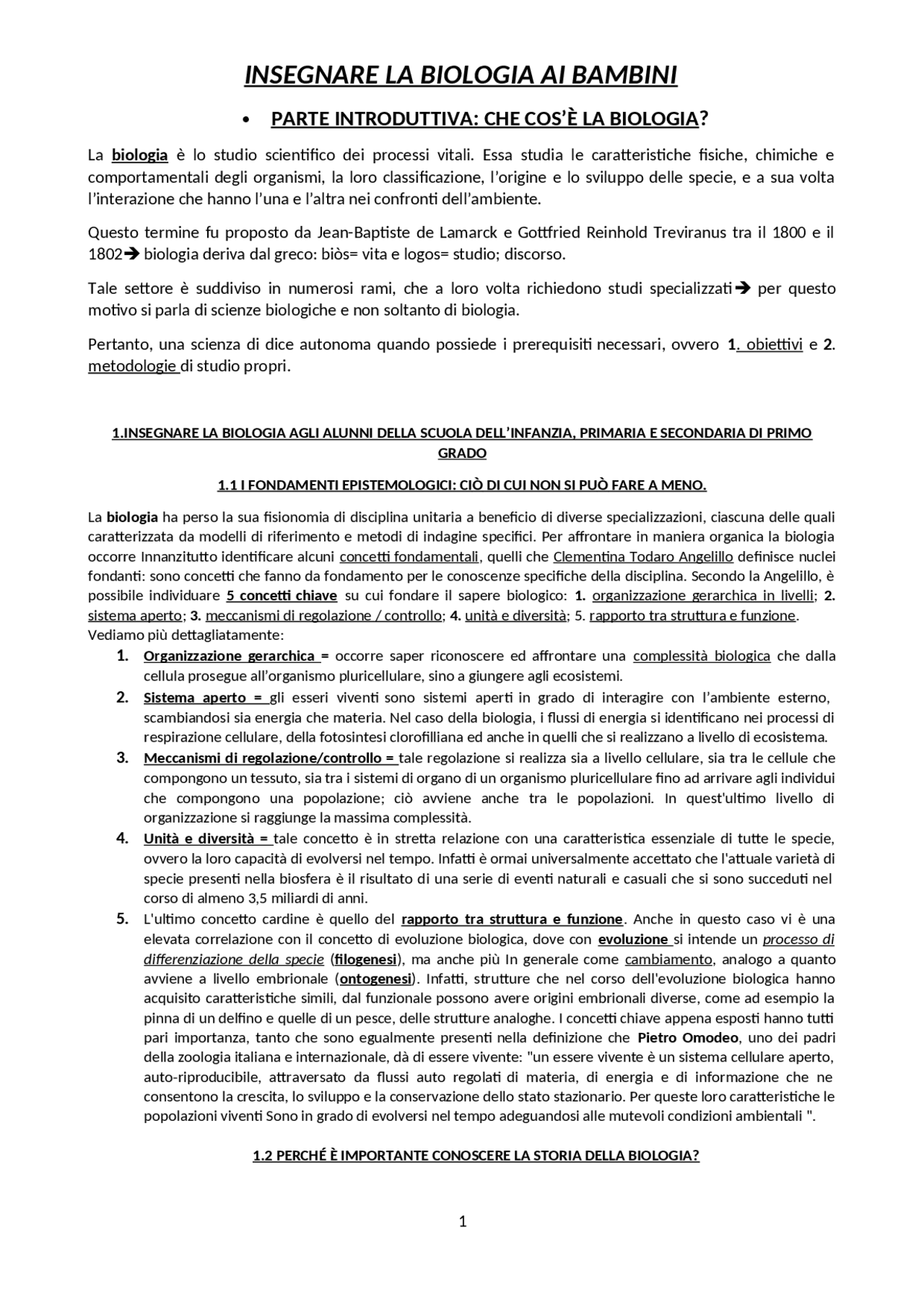 Riassunti Ed Approfondimenti Utili Per Esame Docsity
