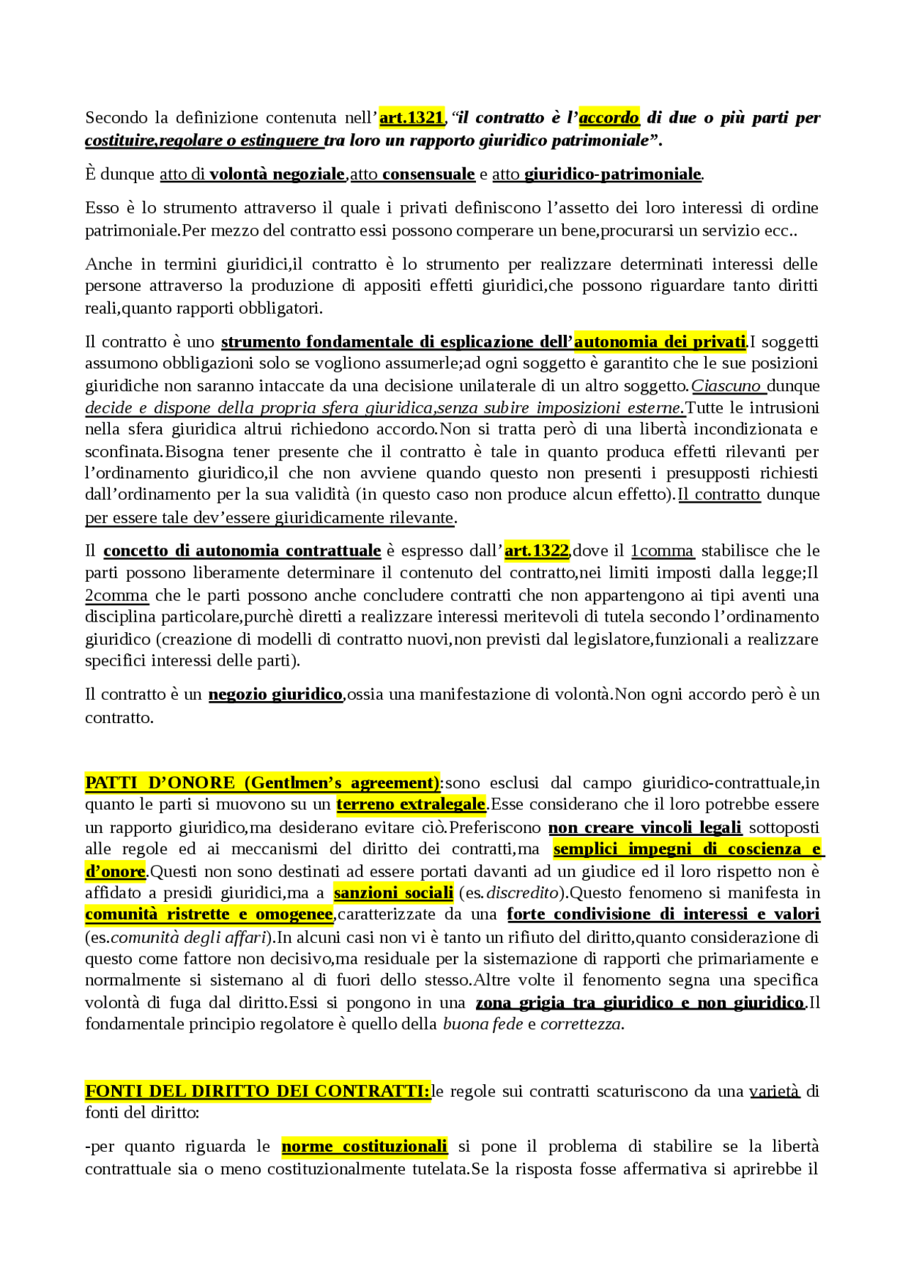 Diritto Civile Ii Dispense Docsity