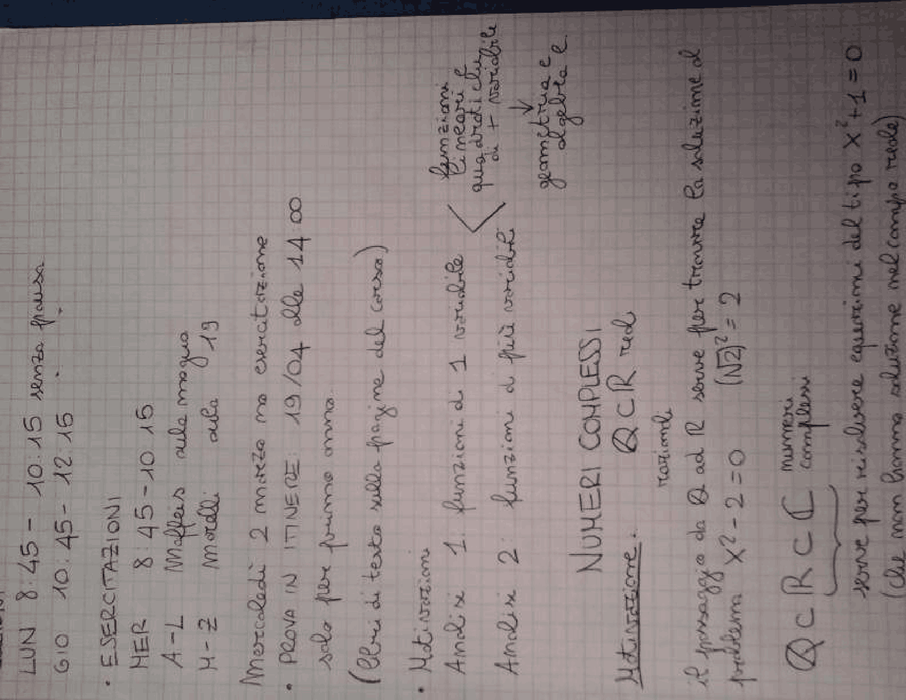 Geometria E Algebra Lineare Docsity