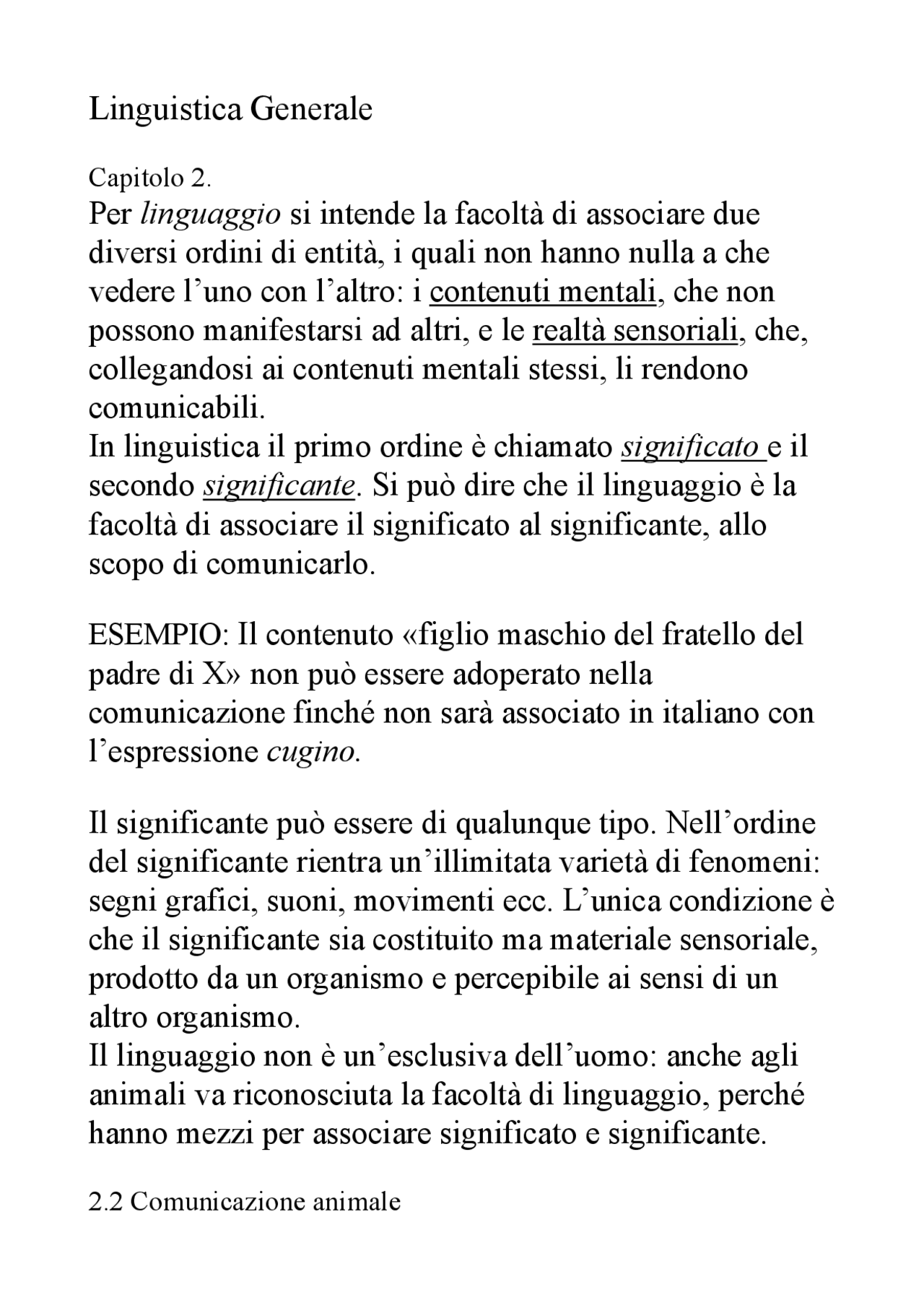 Nuovi Fondamenti Di Linguistica R Simone Docsity