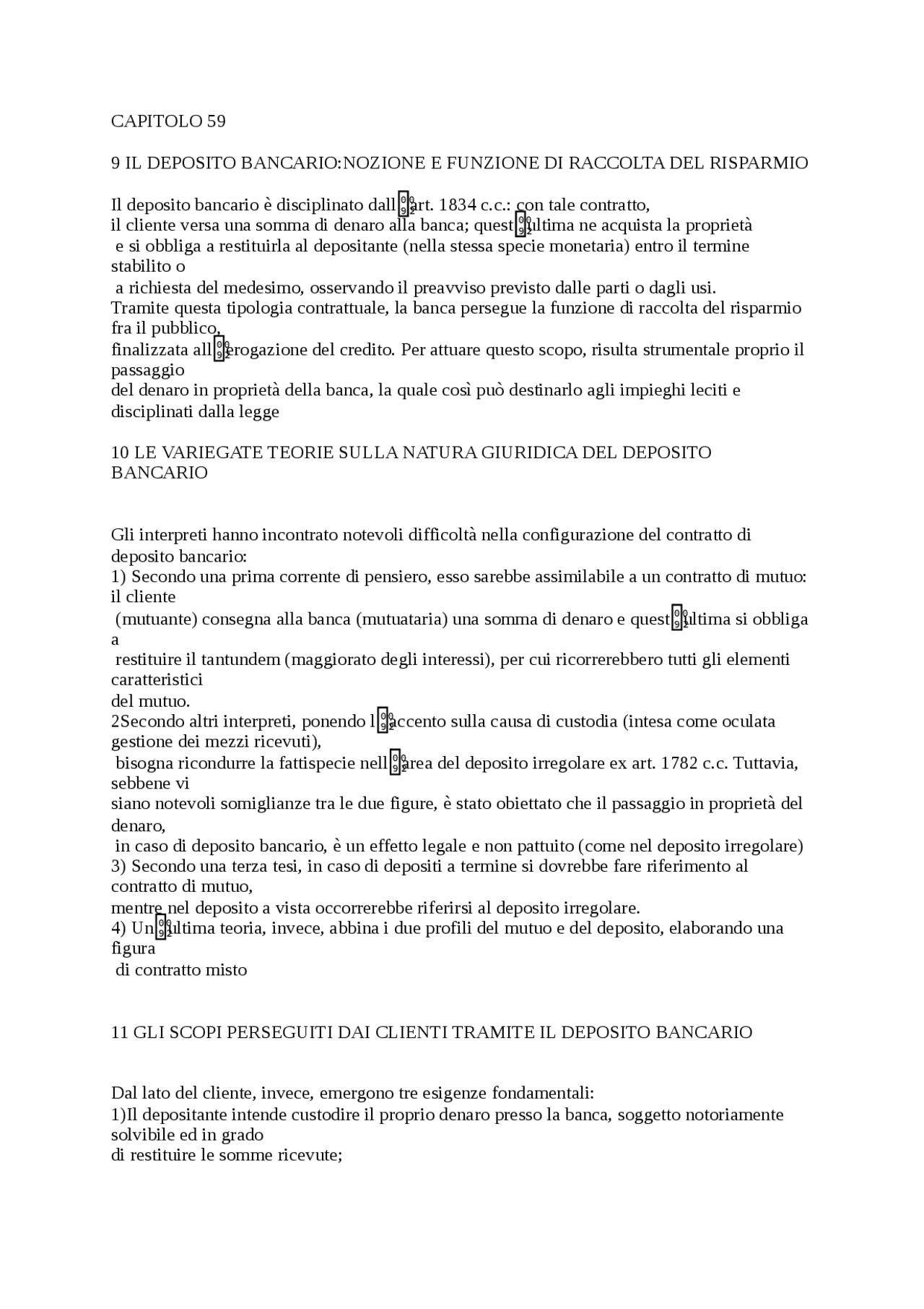 Domande Aperte Diritto Bancario E Campus Docsity