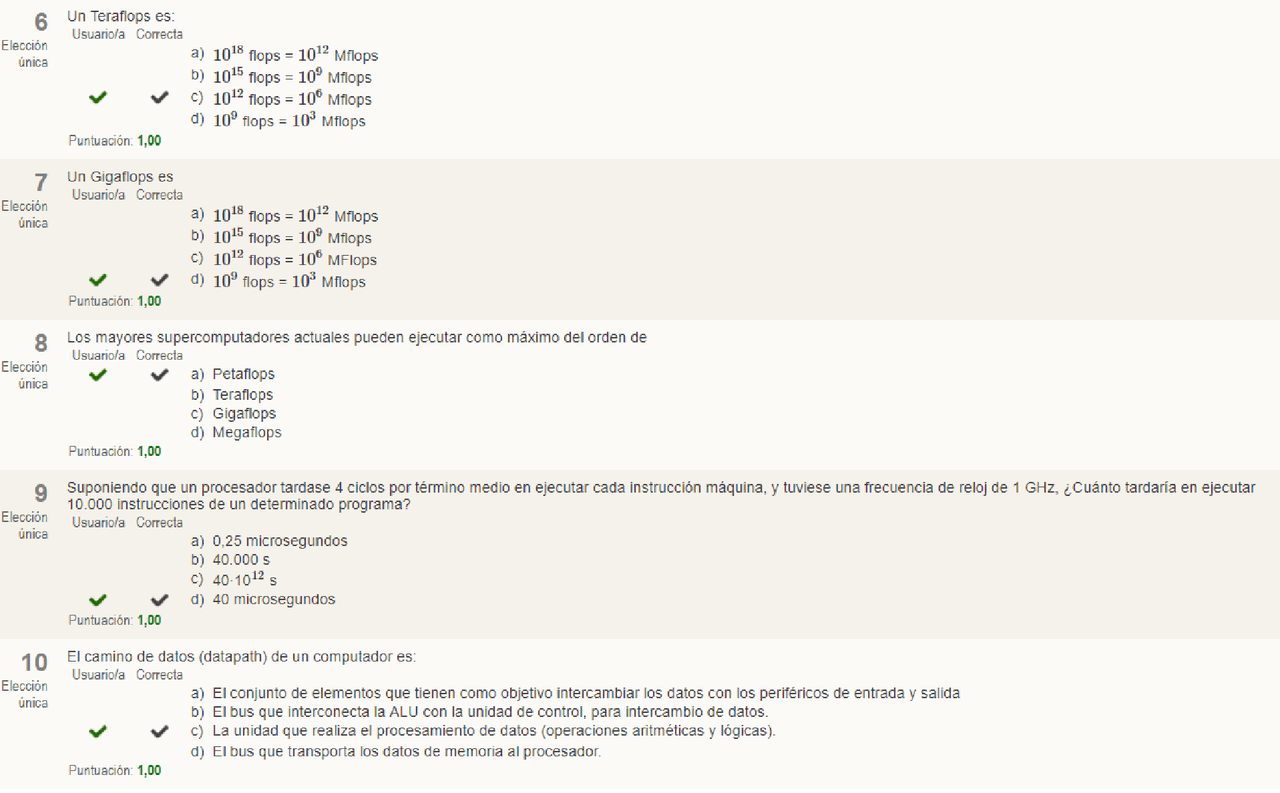 Tests Fundamentos De La Informatica Diapositivas De Fundamentos De La