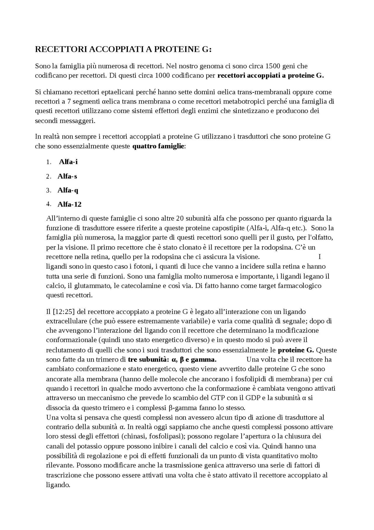 Farmacologia Generale Docsity