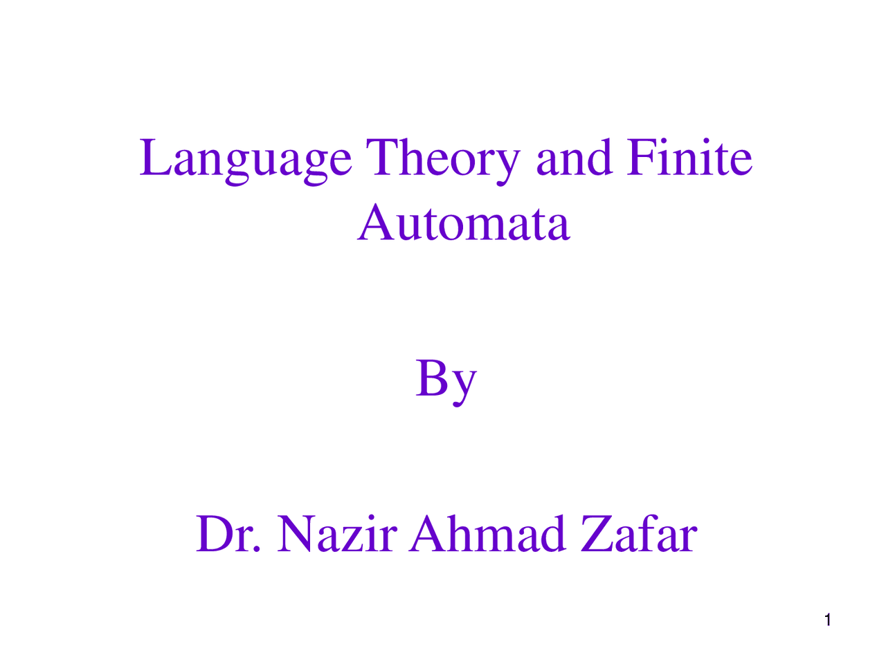 Theory Of Automata Notes Docsity