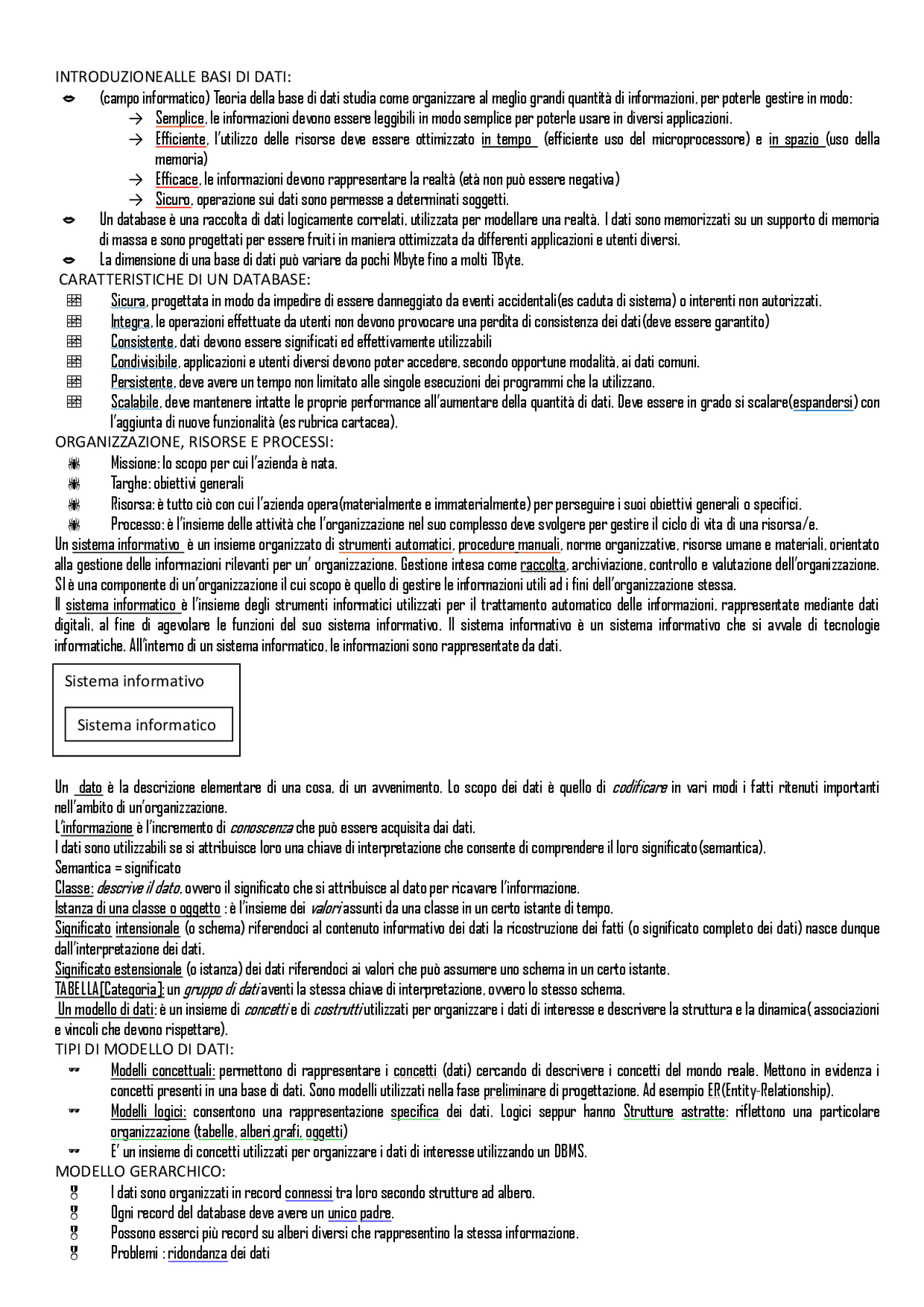 Descrizione Dei Database Docsity