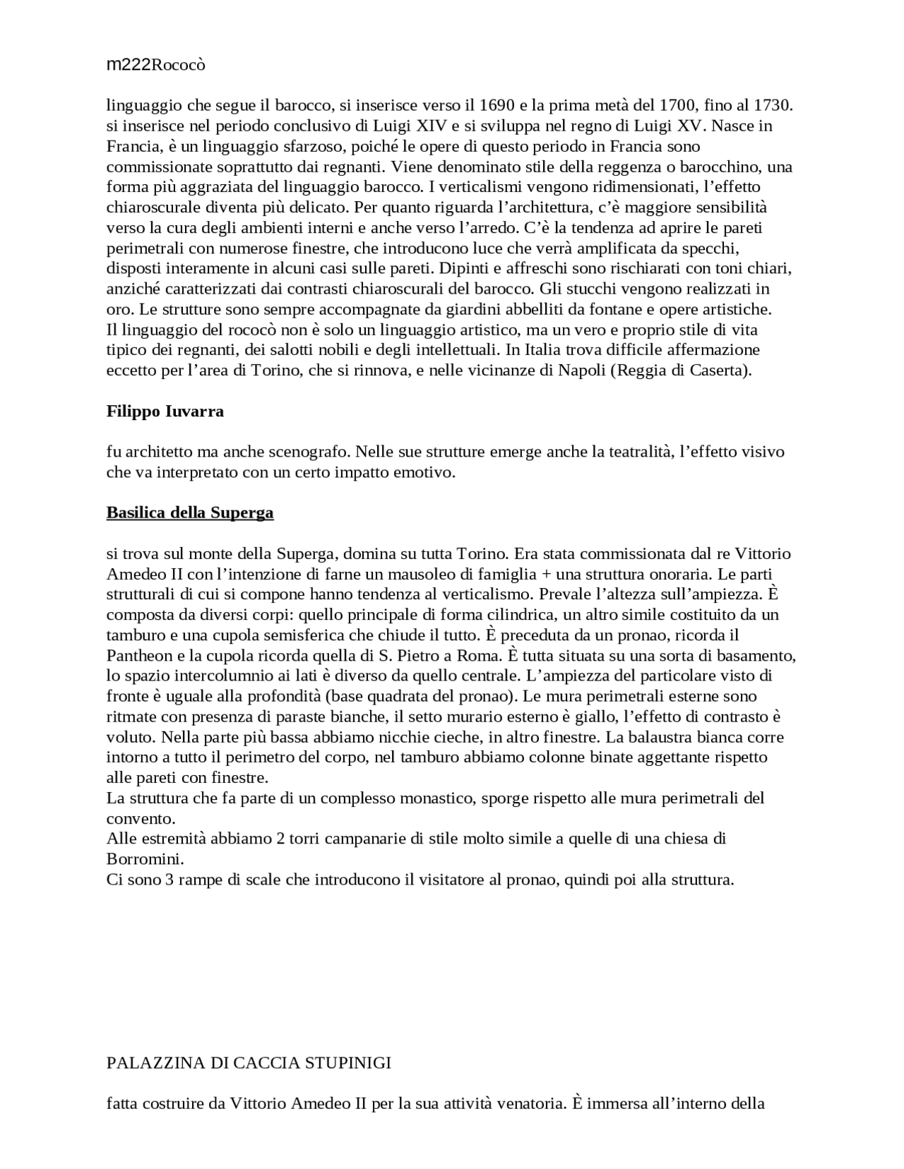 Stile Rococò Nellarte Docsity
