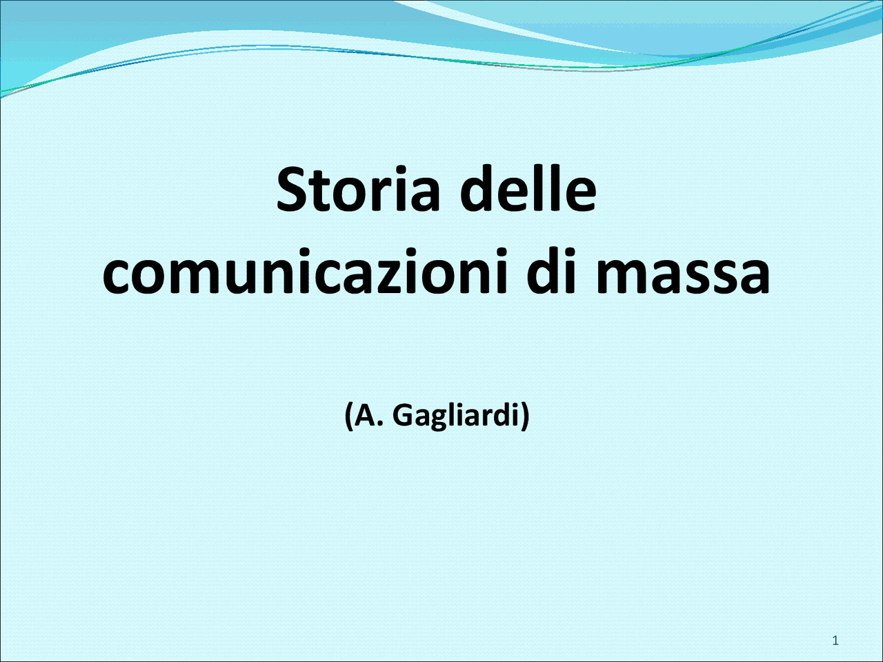 Storia Della Comunicazione Di Massa Docsity