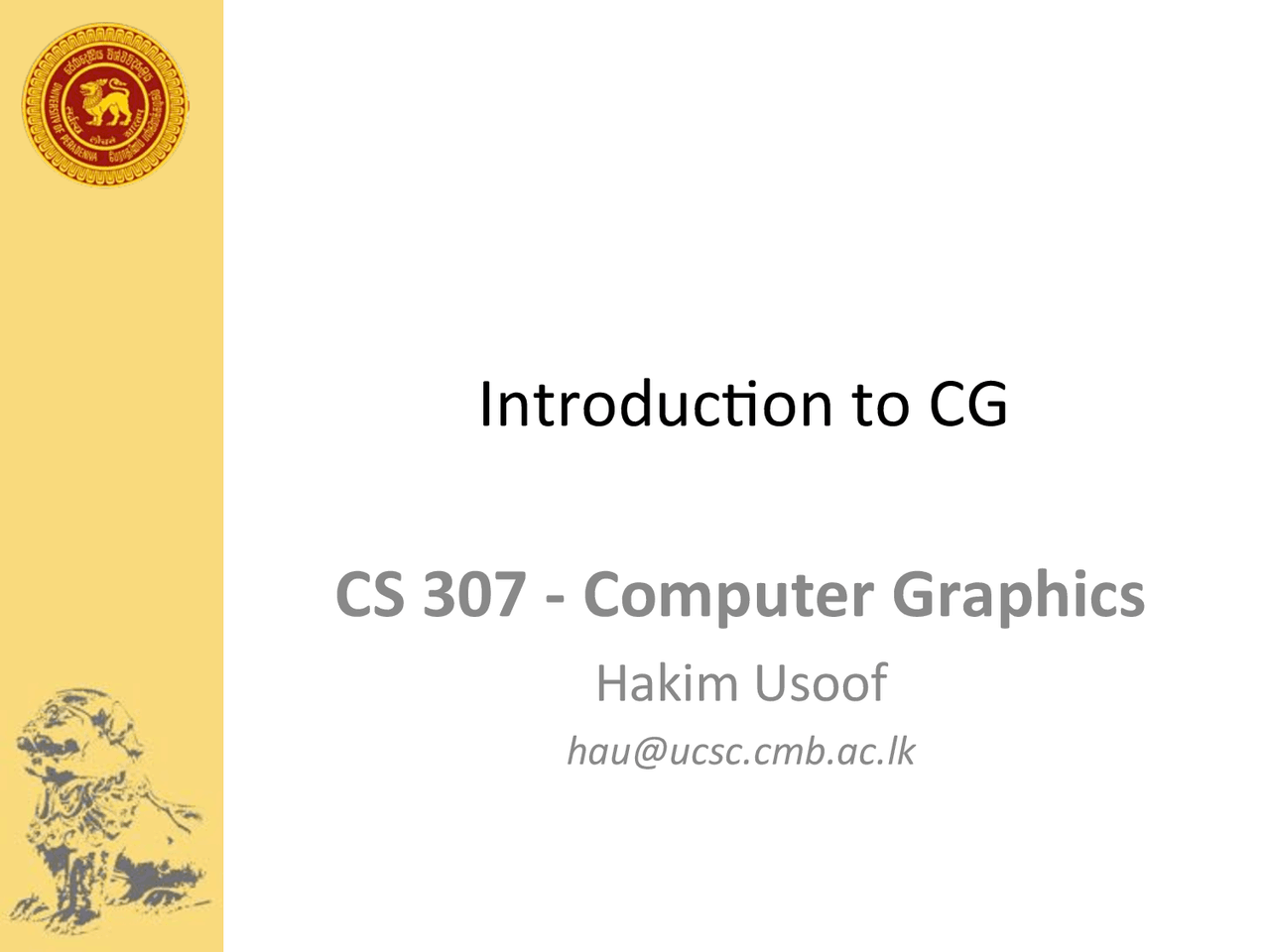 Computer Graphics With Peradeniya Docsity