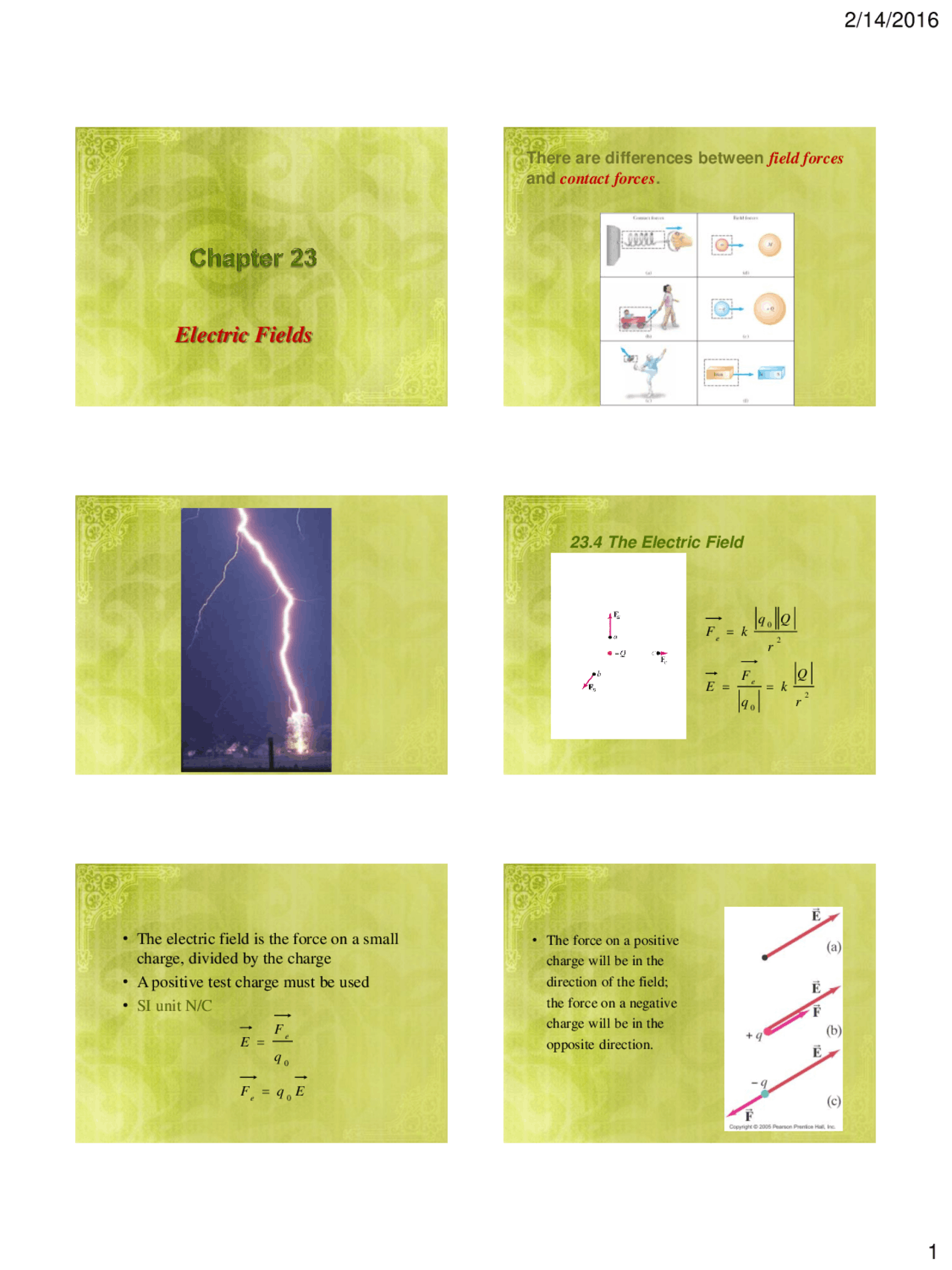 Electromagnetic Fields Docsity