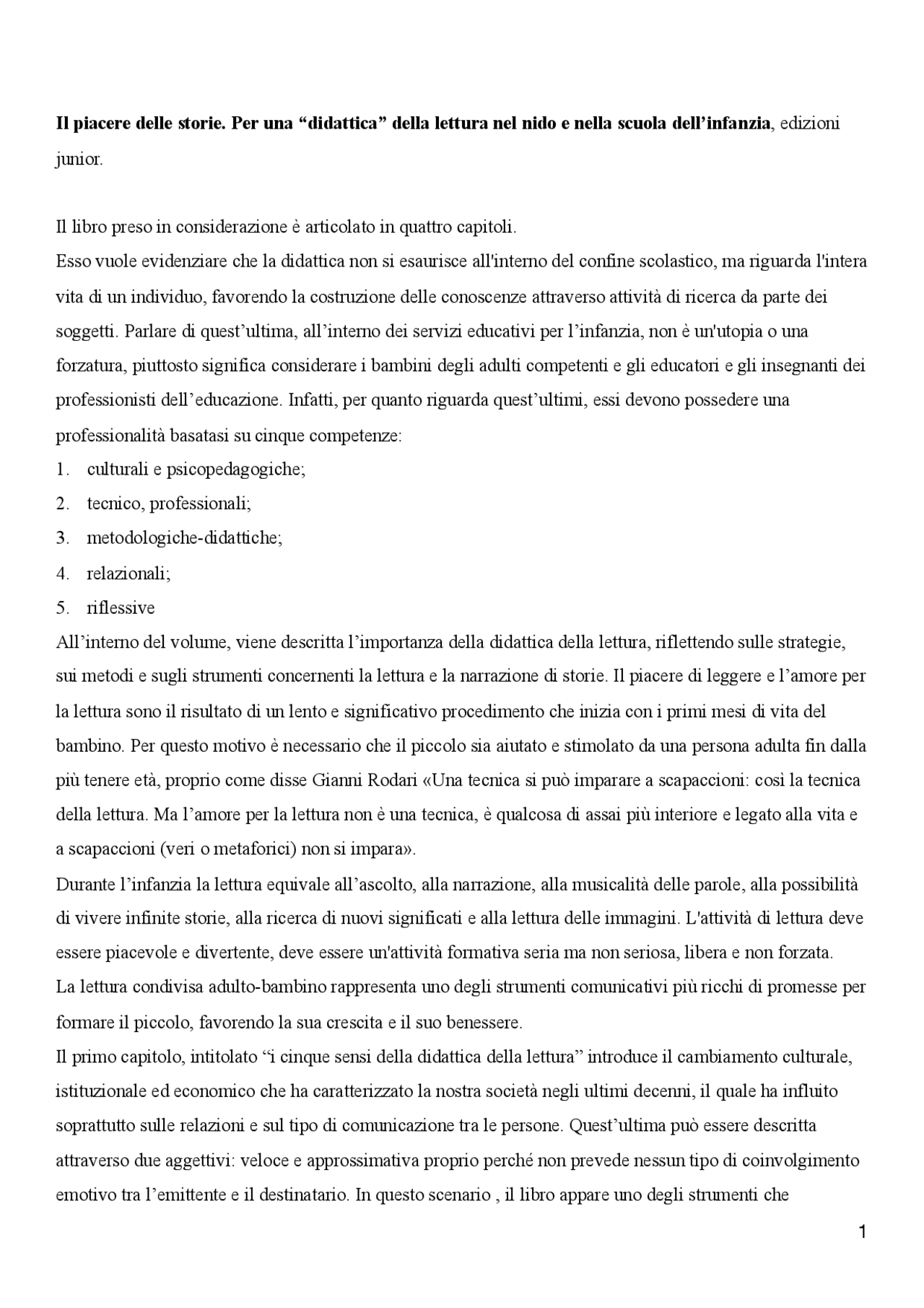 Il Piacere Delle Storie Docsity