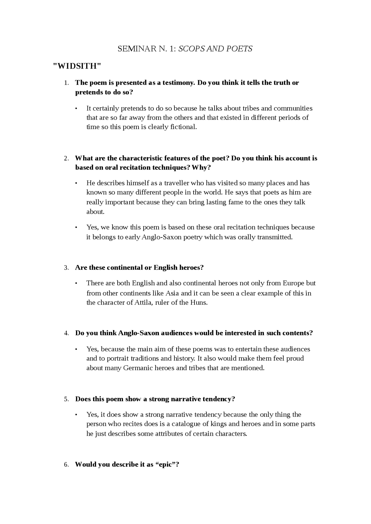 SEMINAR 1 SCOPS AND POETS - Docsity