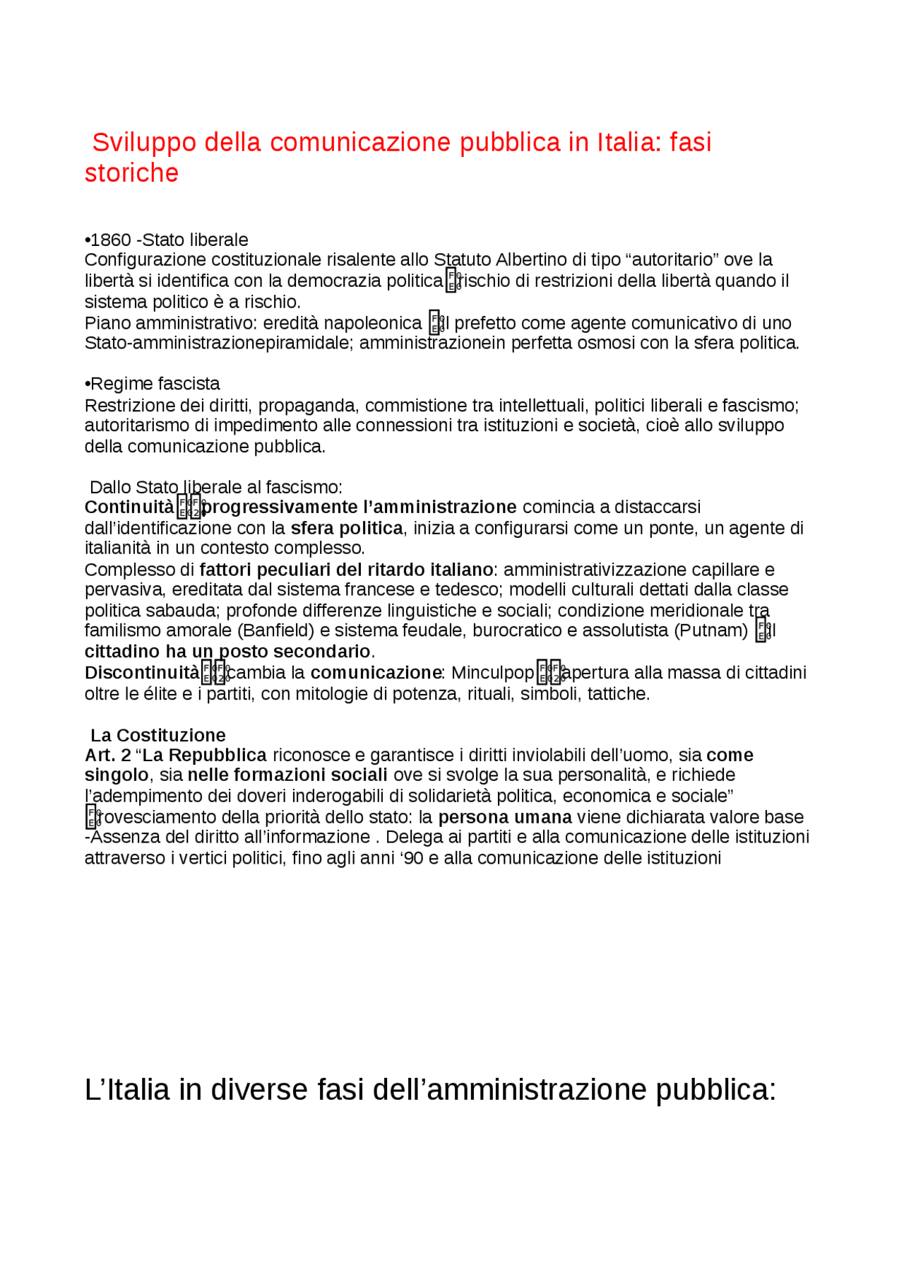 Comunicazione Pubblica Docsity