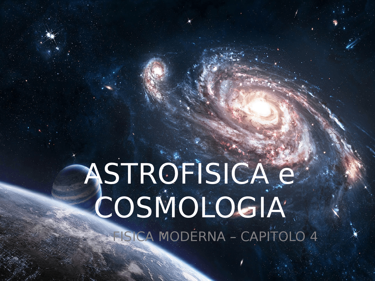 ASTROFISICA E COSMOLOGIA - Docsity