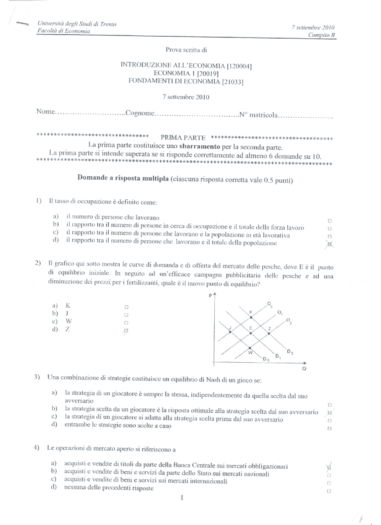 Introduzione Alleconomia Docsity