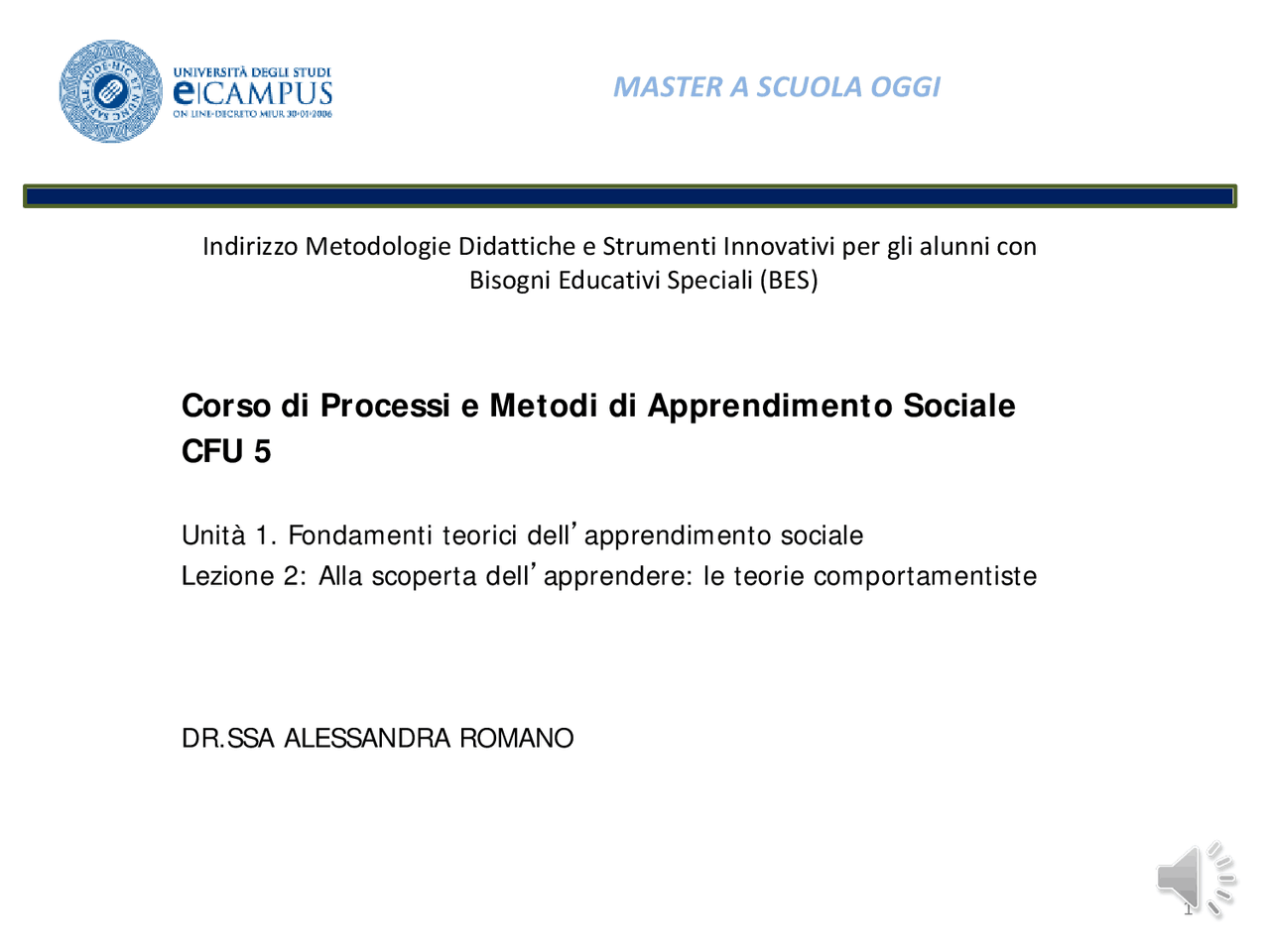 Corso Di Processi E Metodi Di Apprendimento Sociale Docsity