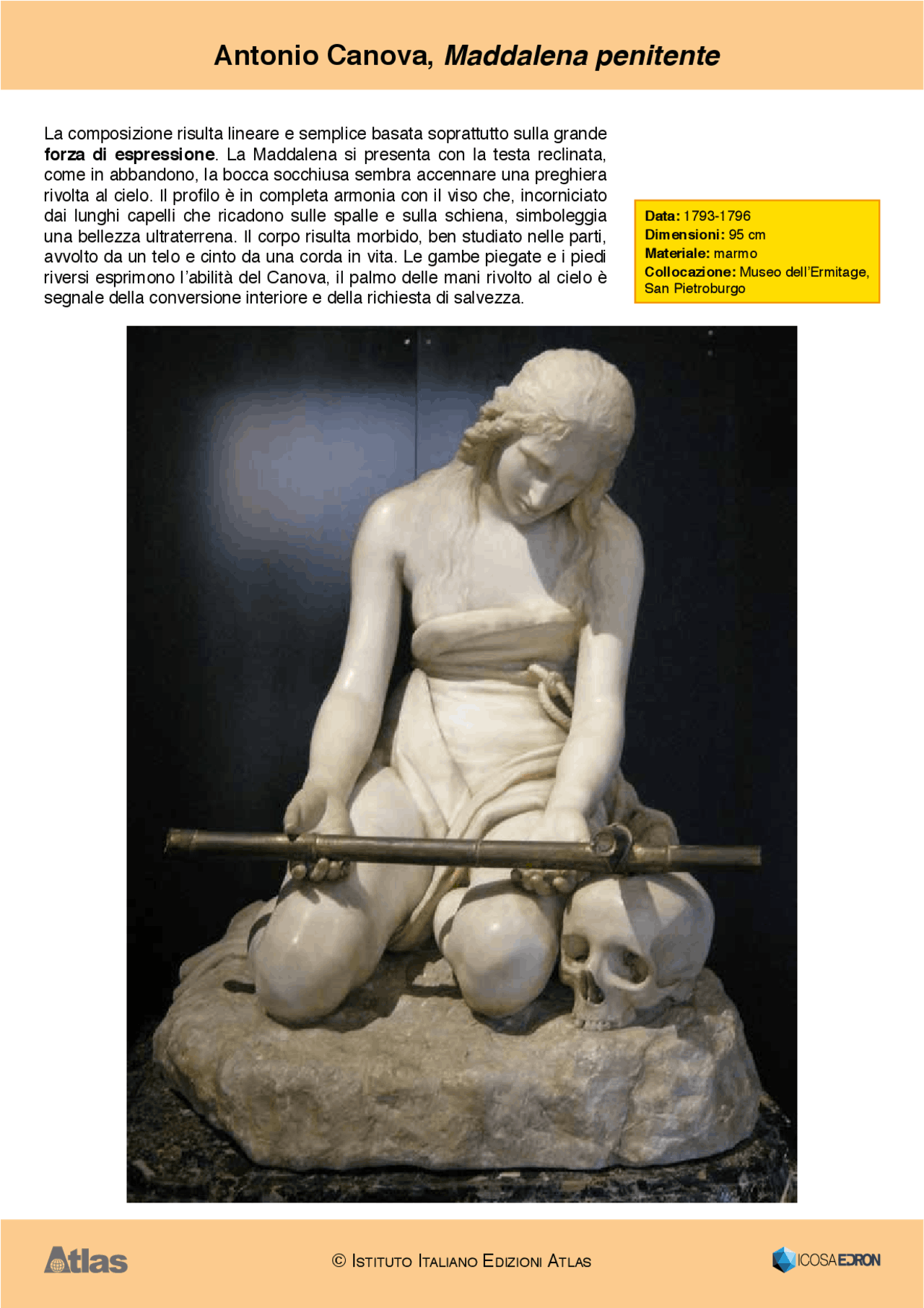 Canova E La Sua Opera Docsity