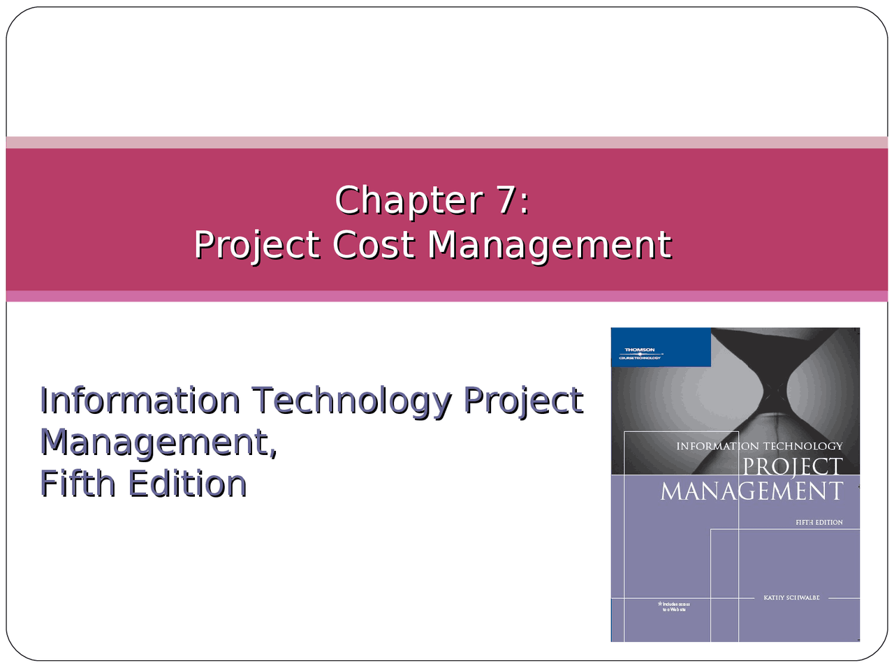 Project Cost Management - Docsity