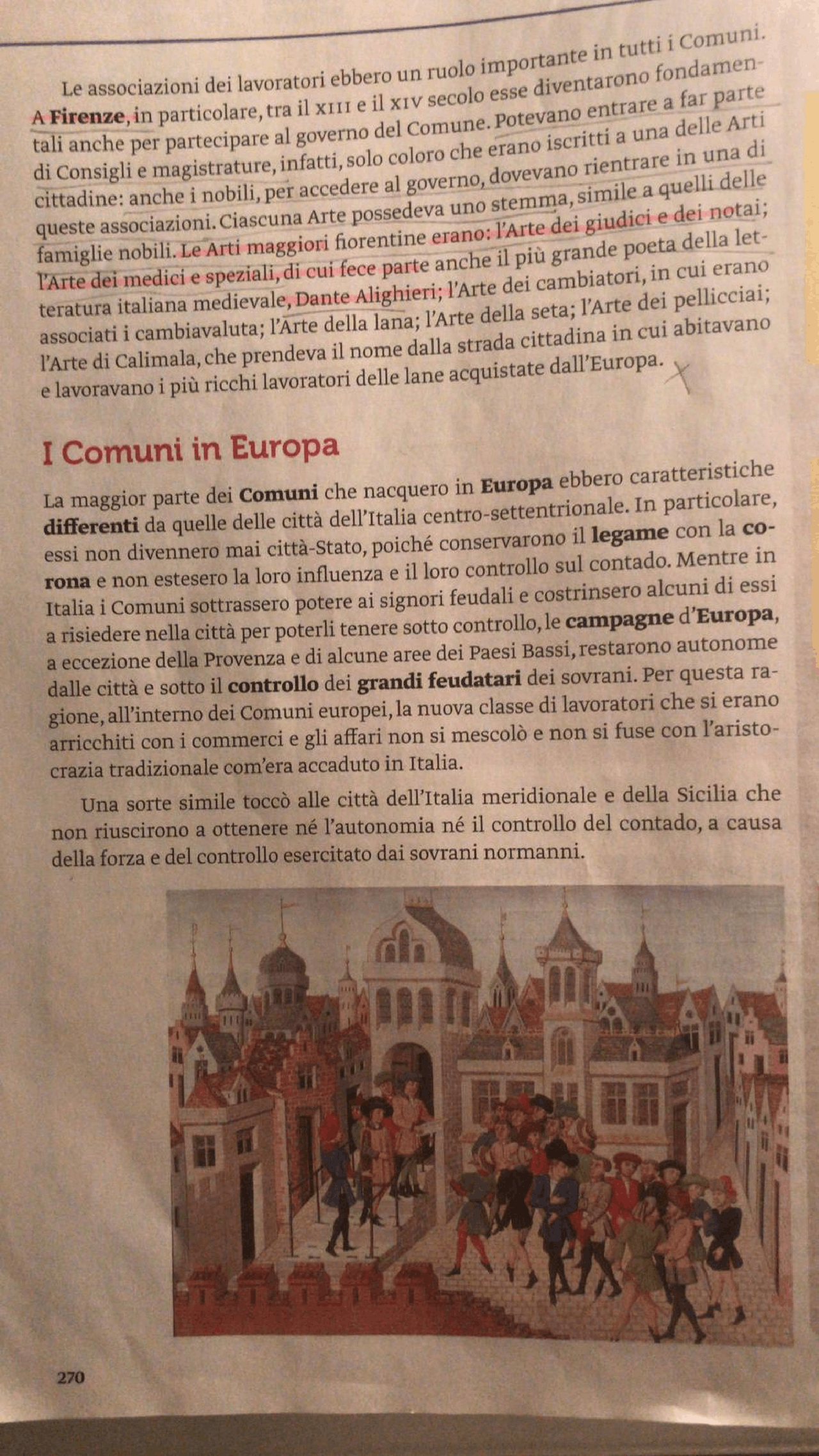 Pagine Di Storia La Nascita Dei Comuni I Comuni In Europa I Comuni