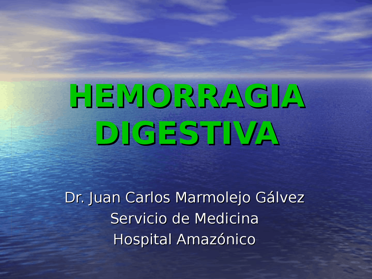 HEMORRAGIA DIGESTIVA - Docsity