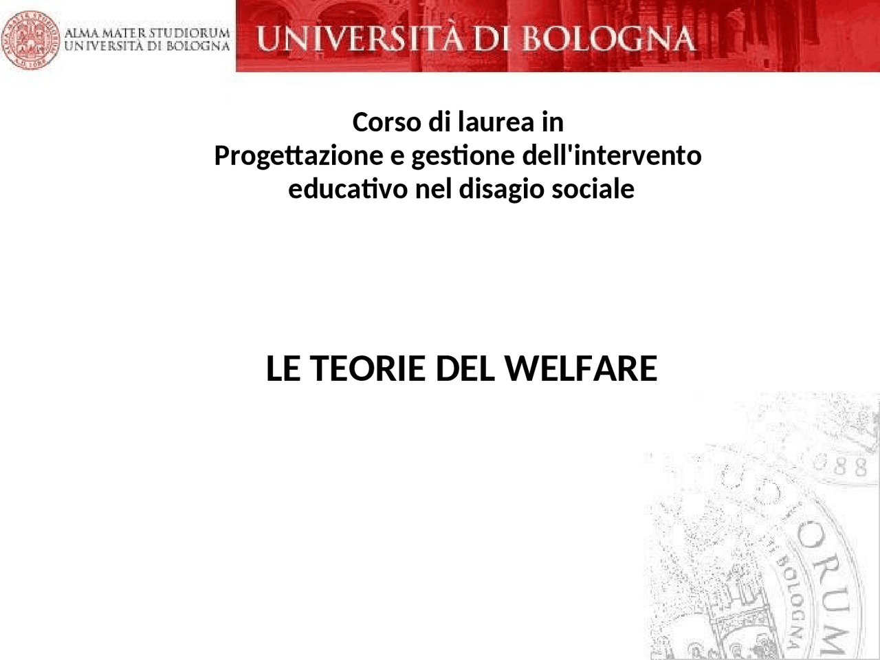 Teorie Sul Welfare E Nuovi Rischi Sociali Docsity
