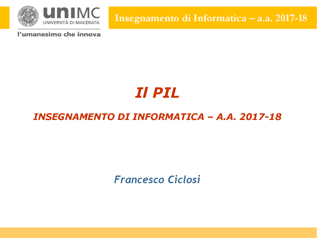 Informatica Di Base Slide Per Preparazione Docsity