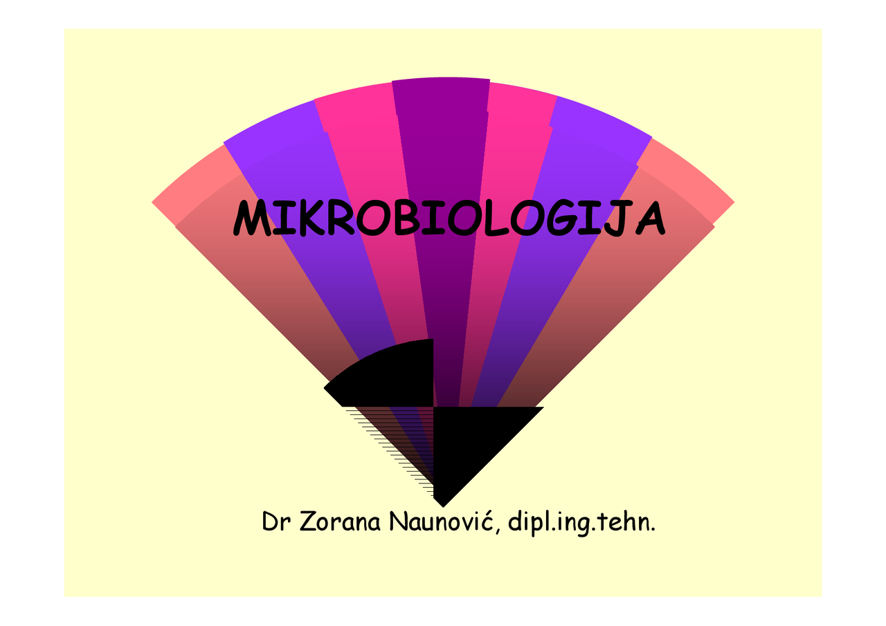 Mikrobiologija i parazitologija | Slajdovi' predlog Mikrobiologija ...
