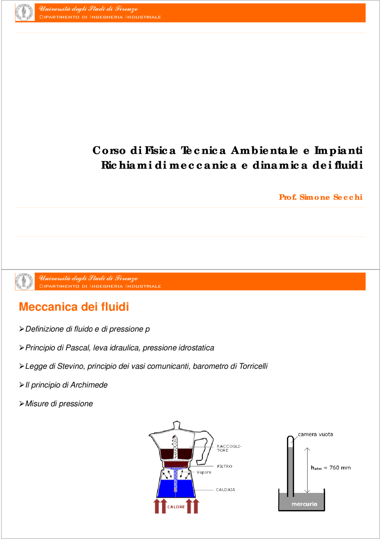 Slide Fisica Tecnica Docsity