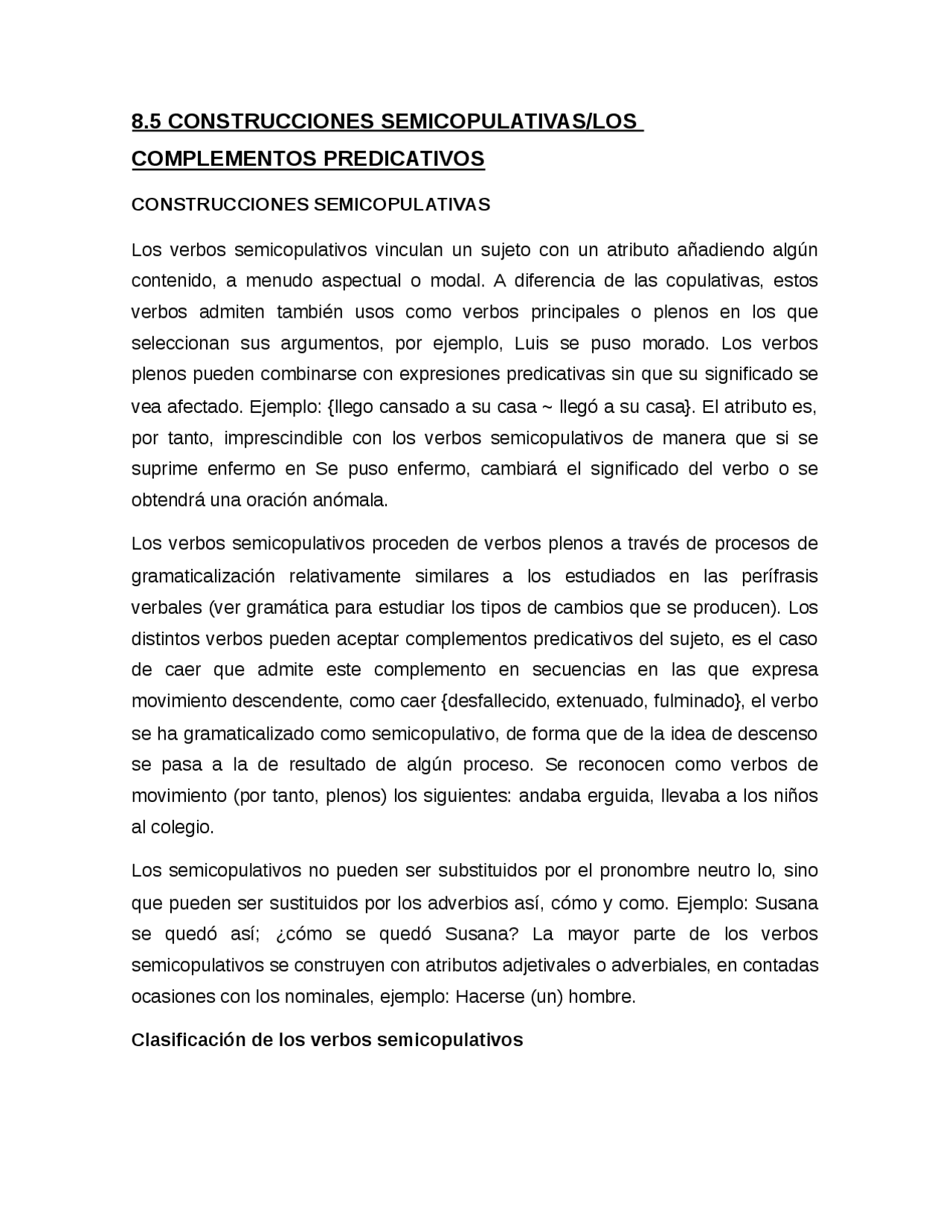 Sintaxis, construcciones y complementos | Resúmenes de Lengua y Literatura | Docsity