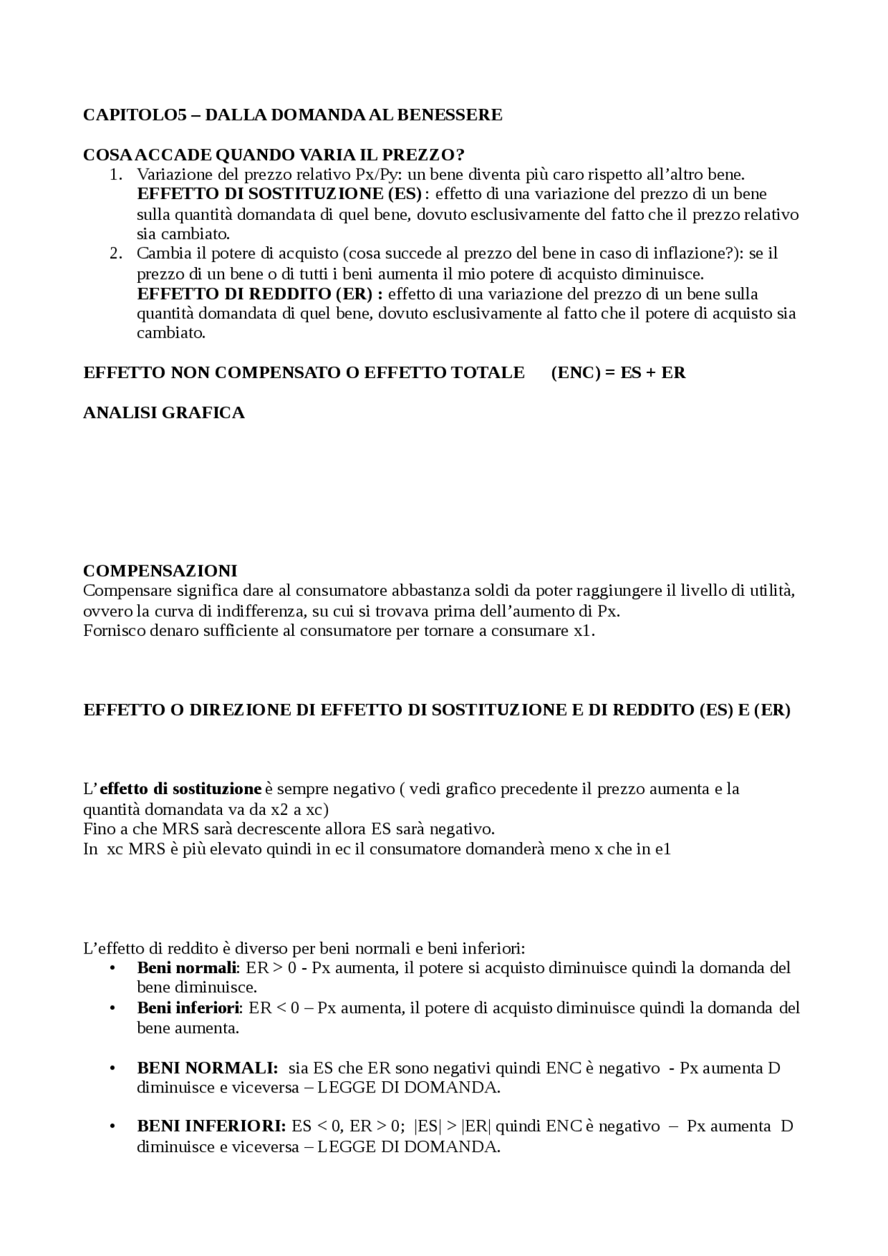 Microeconomia Domanda Al Benessere Docsity