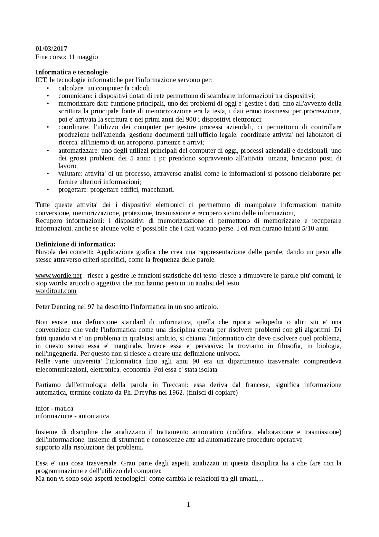 Tecnologie Informatiche Per La Comunicazione Docsity