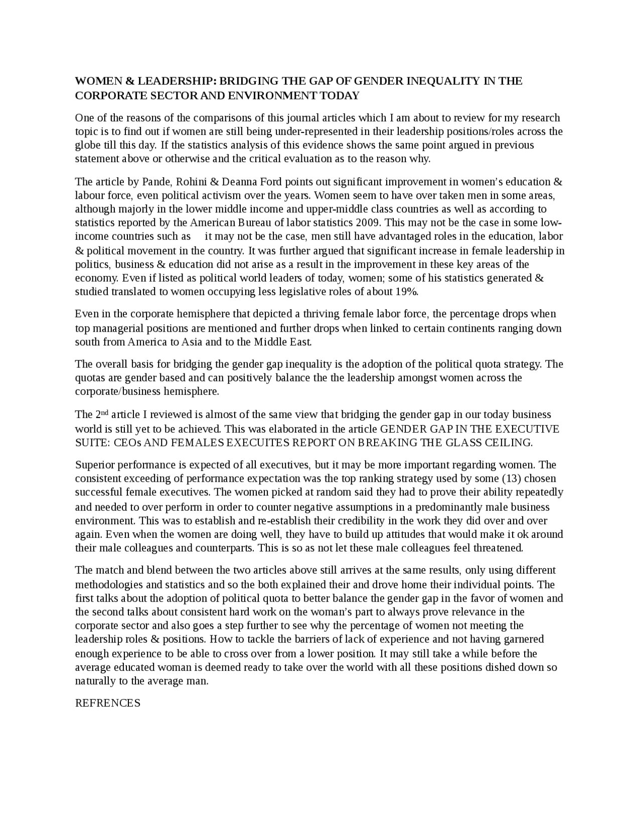 Assessment Paper Review Docsity