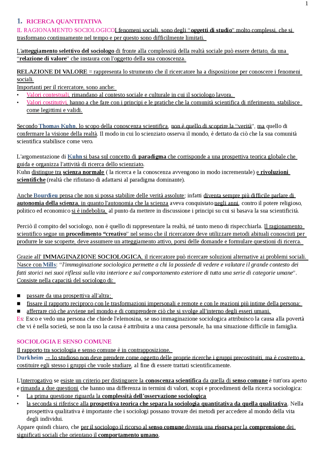 Metodi E Tecniche Quantitative Di Analisi Docsity