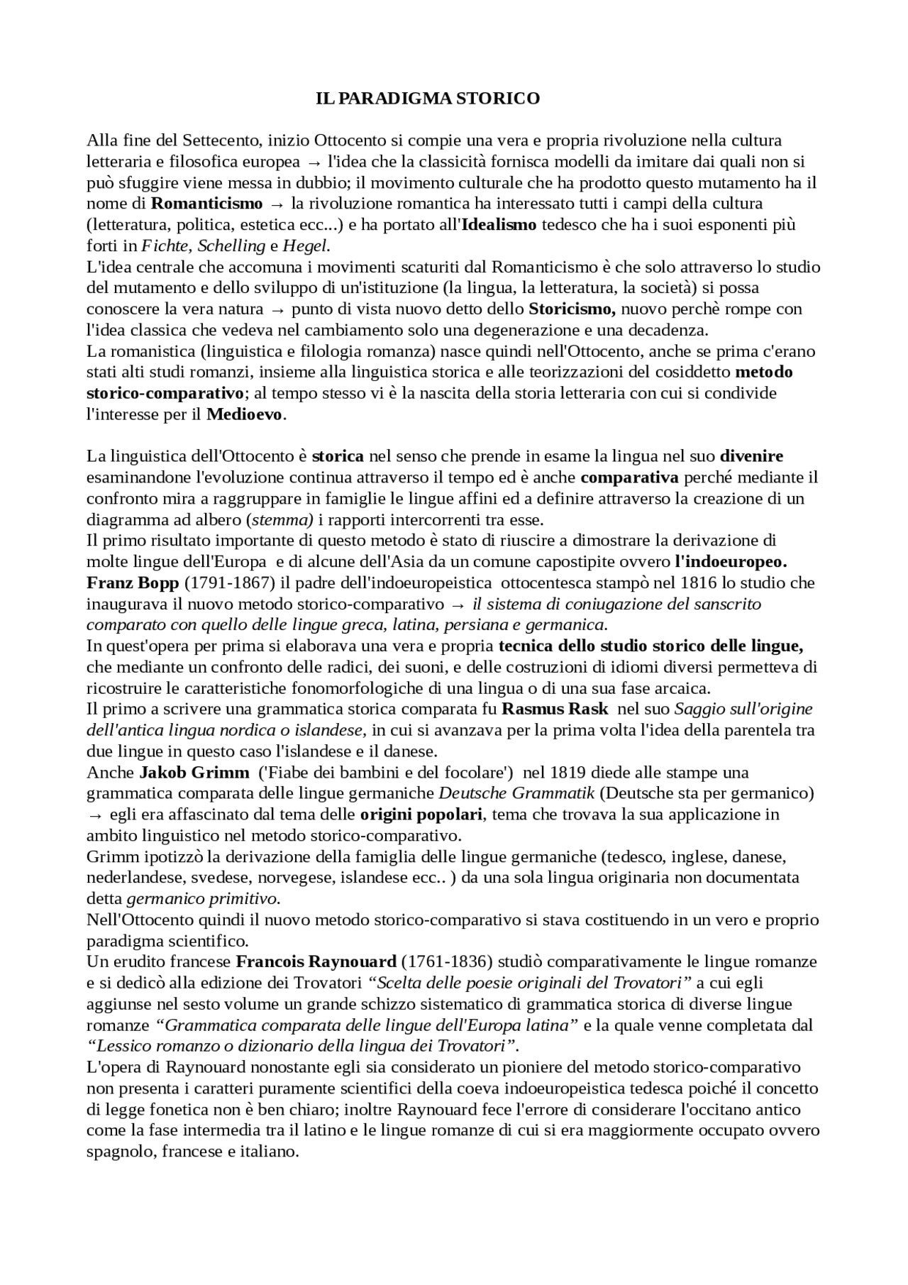 Riassunto Manuale Di Linguistica E Filologia Romanza Docsity