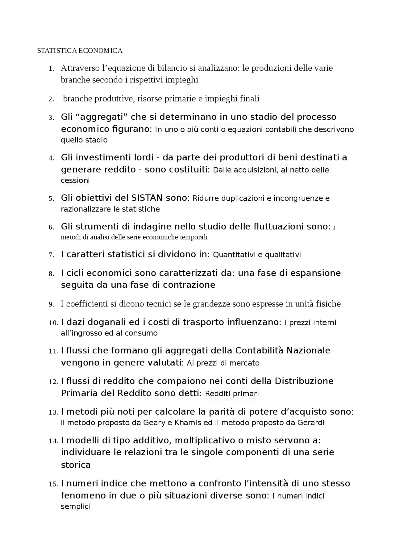Test Statistica Economica Unipegaso Prove Desame Di Statistica