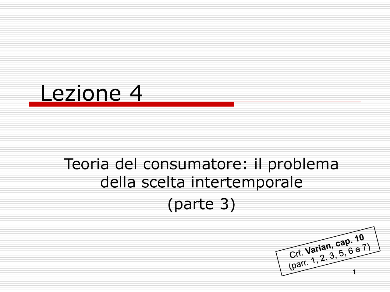 Slide Di Microeconomia Docsity