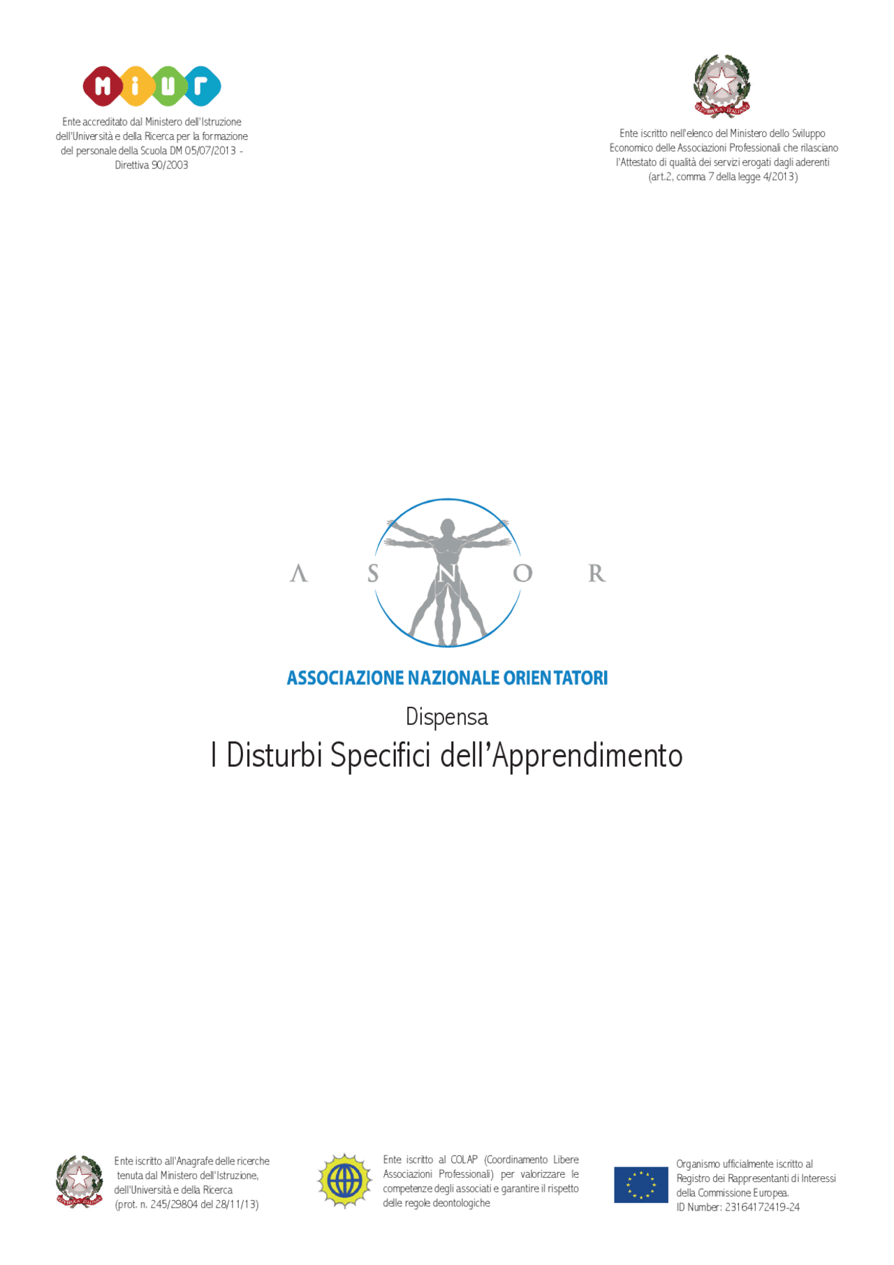 Dsa Disturbi Specifici Apprendimento Docsity