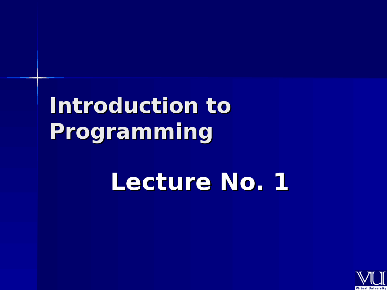 Lecture 1 In Programming Introuction Docsity
