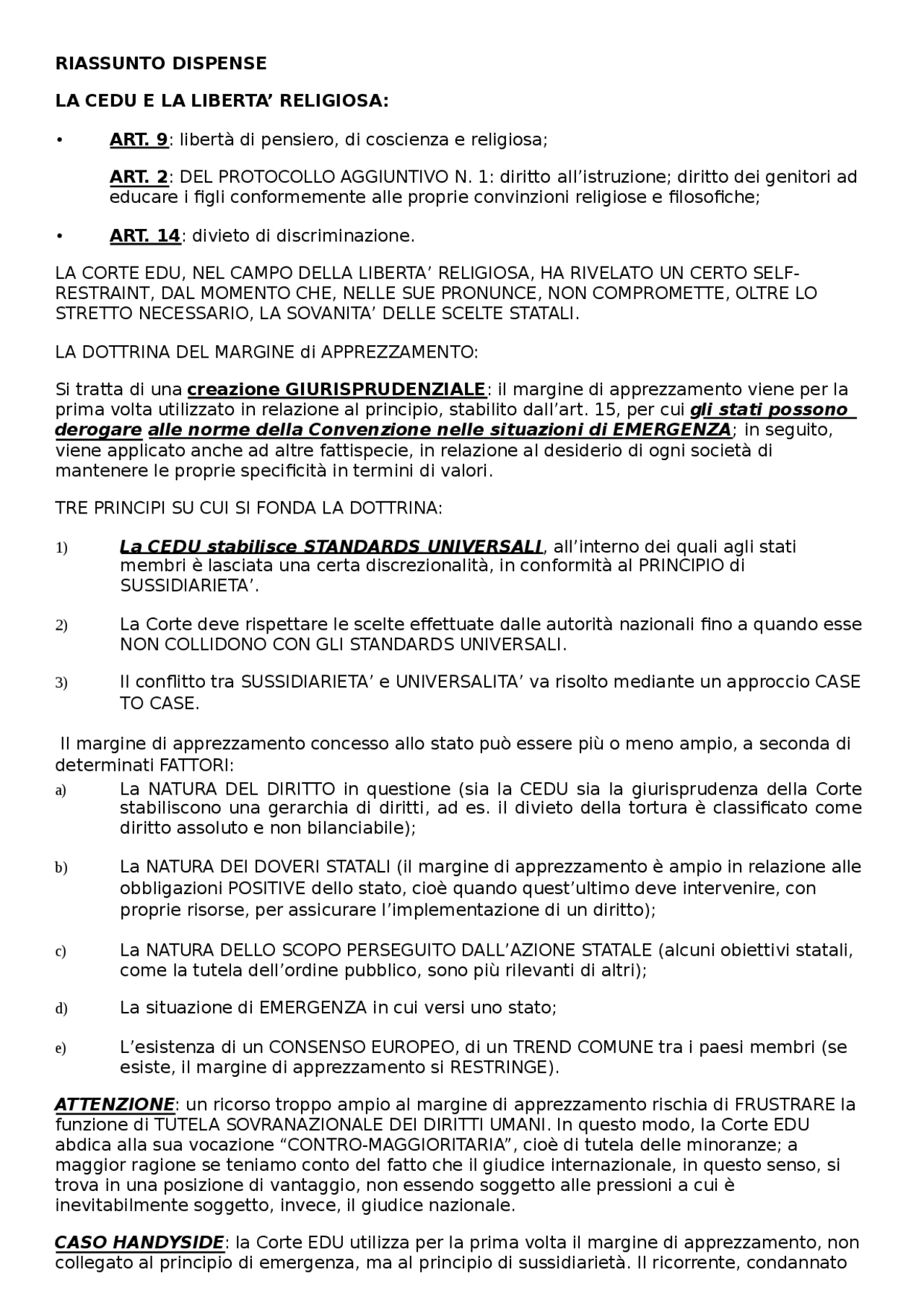 Dispense Diritto Pubblico Comparato Docsity