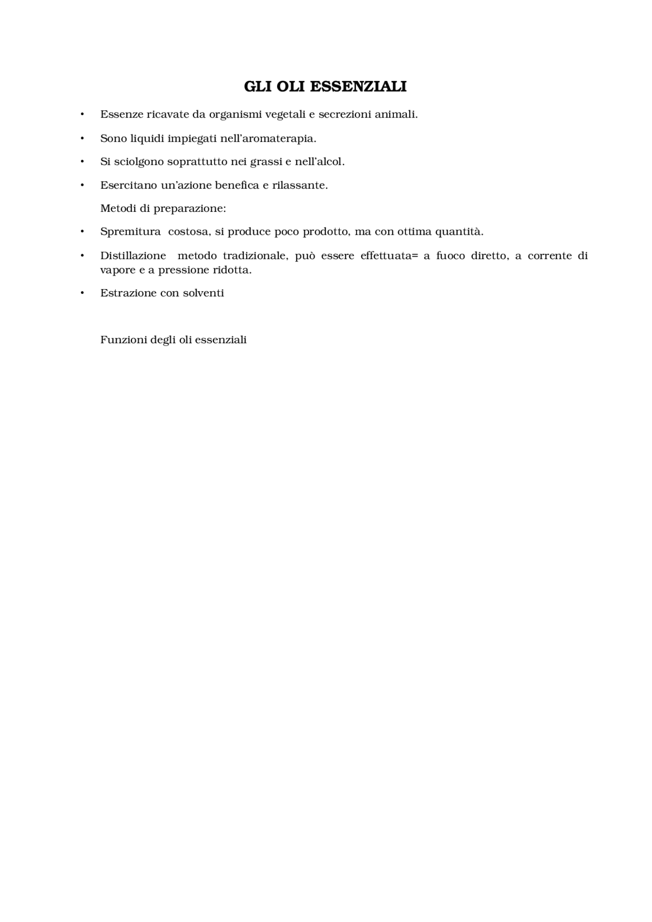 Gli Oli Essenziali Anche Nel Massaggio Docsity