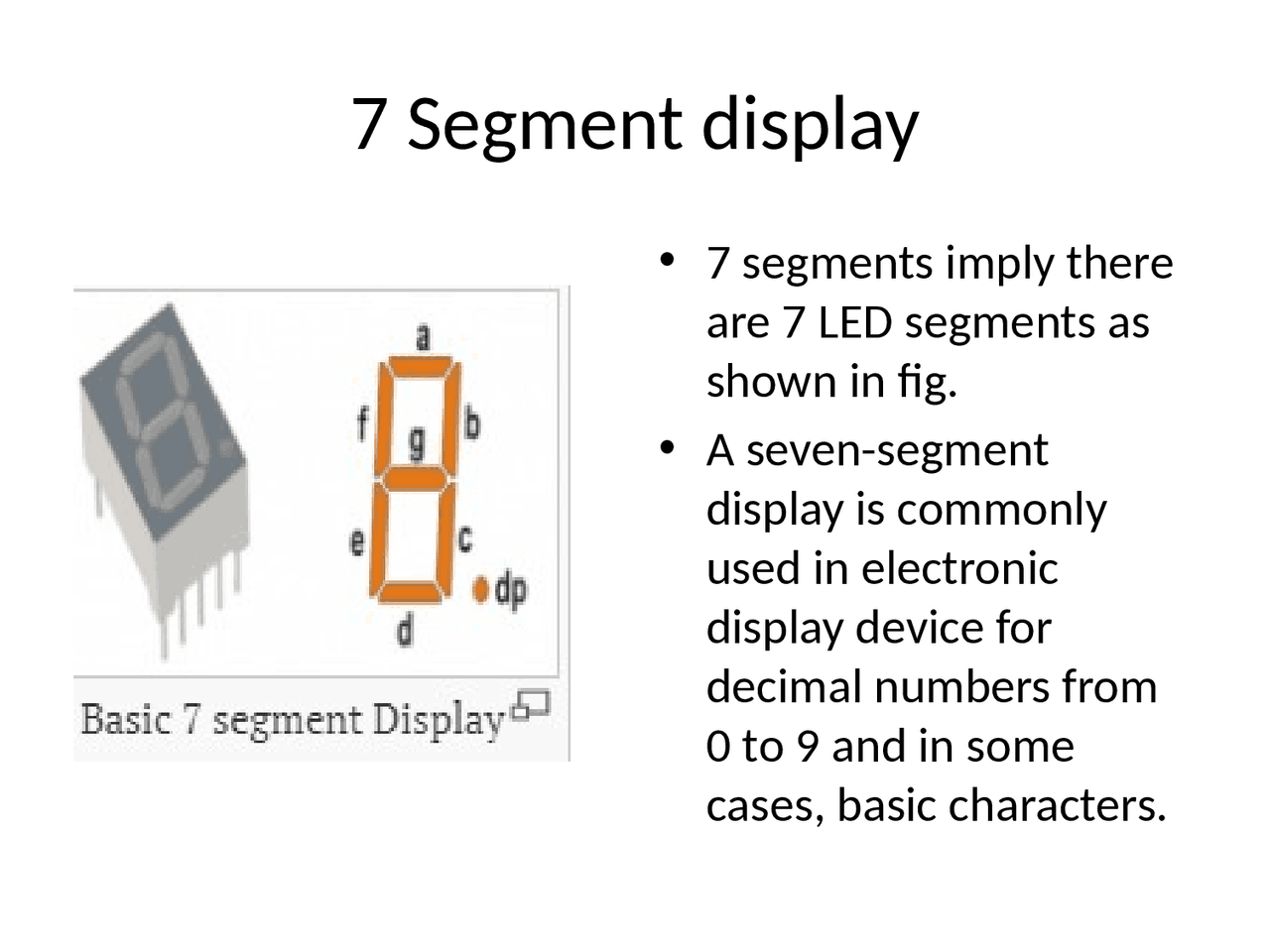 Led display interface with 8051 micro controller - Docsity