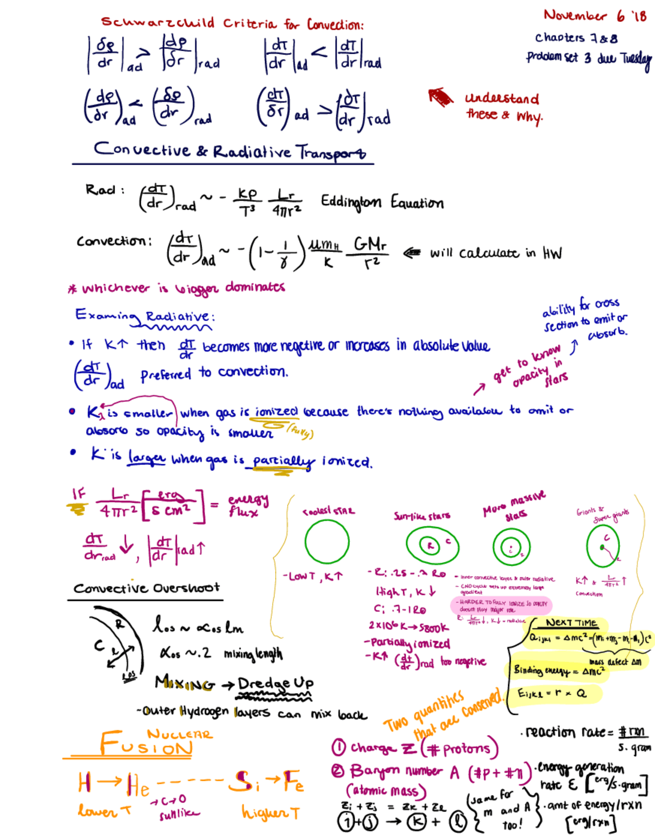 Stellar Astrophysics Notes Docsity