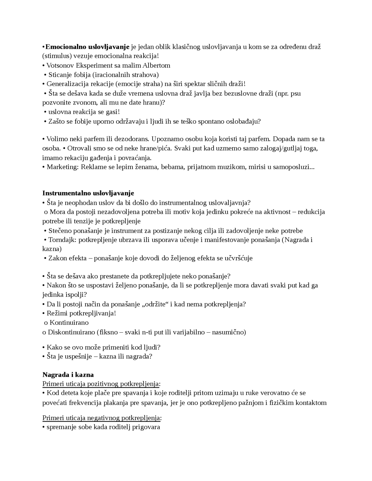 Razlicite Vrste Psiholoskog Ucenja Beleške Predlog Antropologija