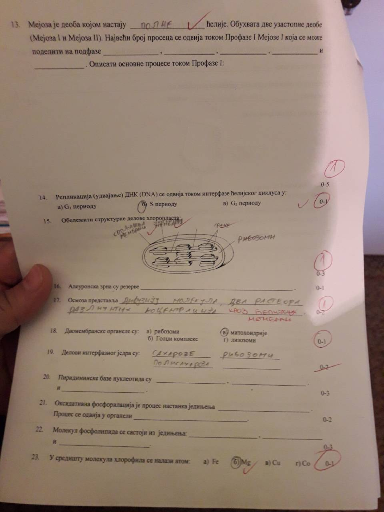Pitanja Za Kolokvijum Ispiti Predlog Biologija Docsity